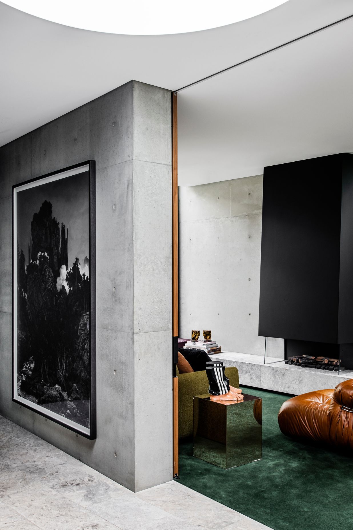 A formidable three-storey concrete home designed for togetherness ...