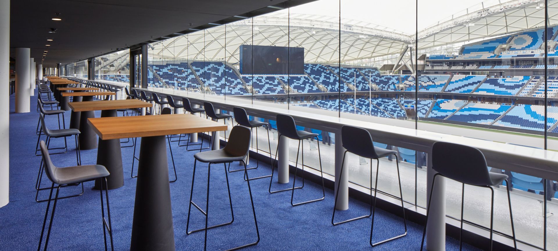An interior fit-out for a state-of-the-art Sydney stadium | ArchiPro AU