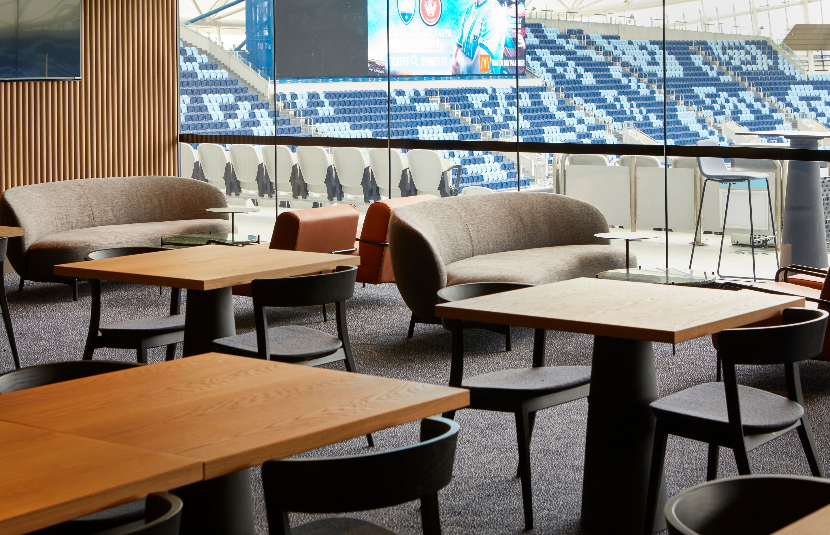 An interior fit-out for a state-of-the-art Sydney stadium | ArchiPro AU