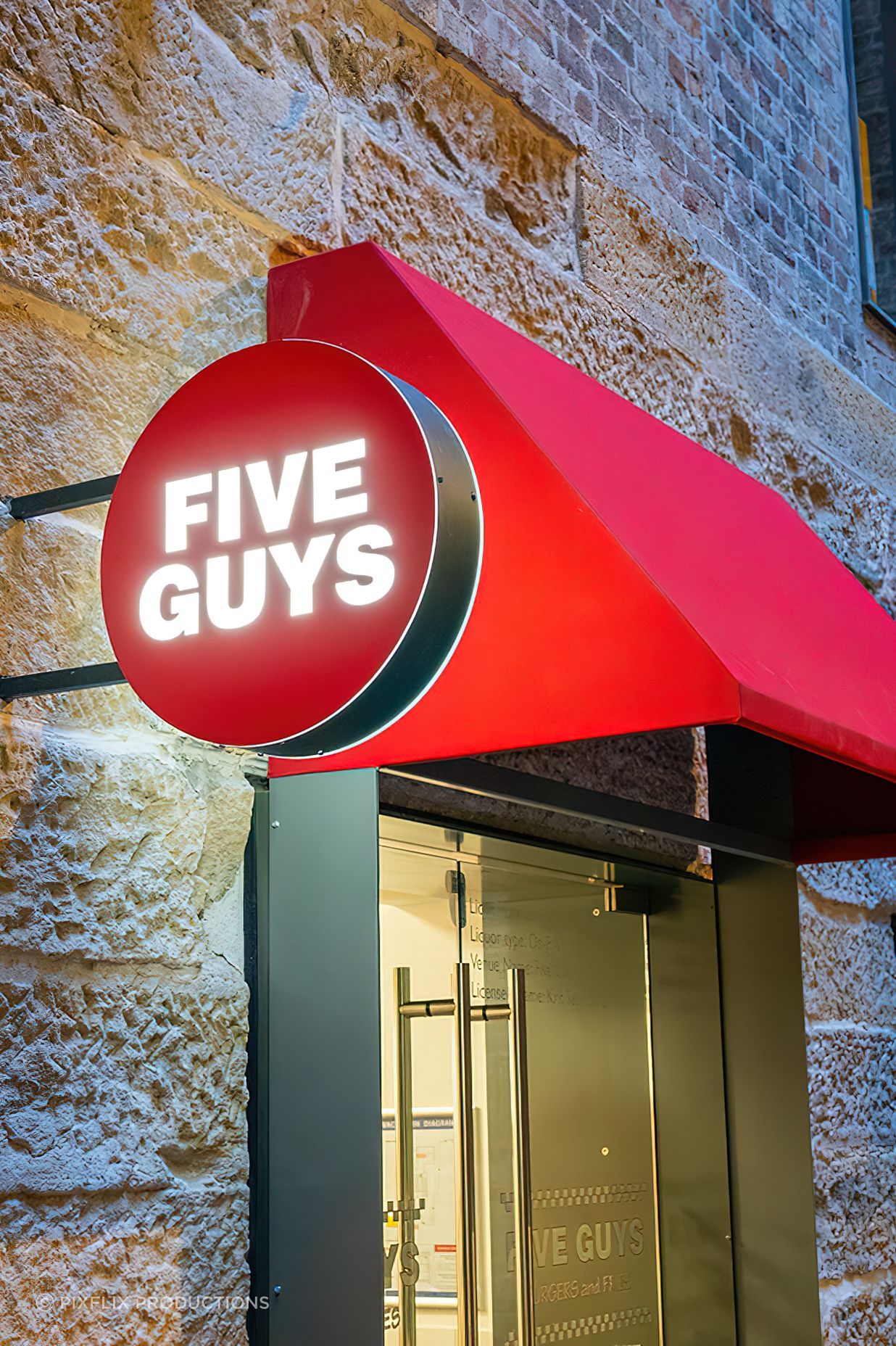 Five Guys, George Street, Sydney by COOOP | ArchiPro AU