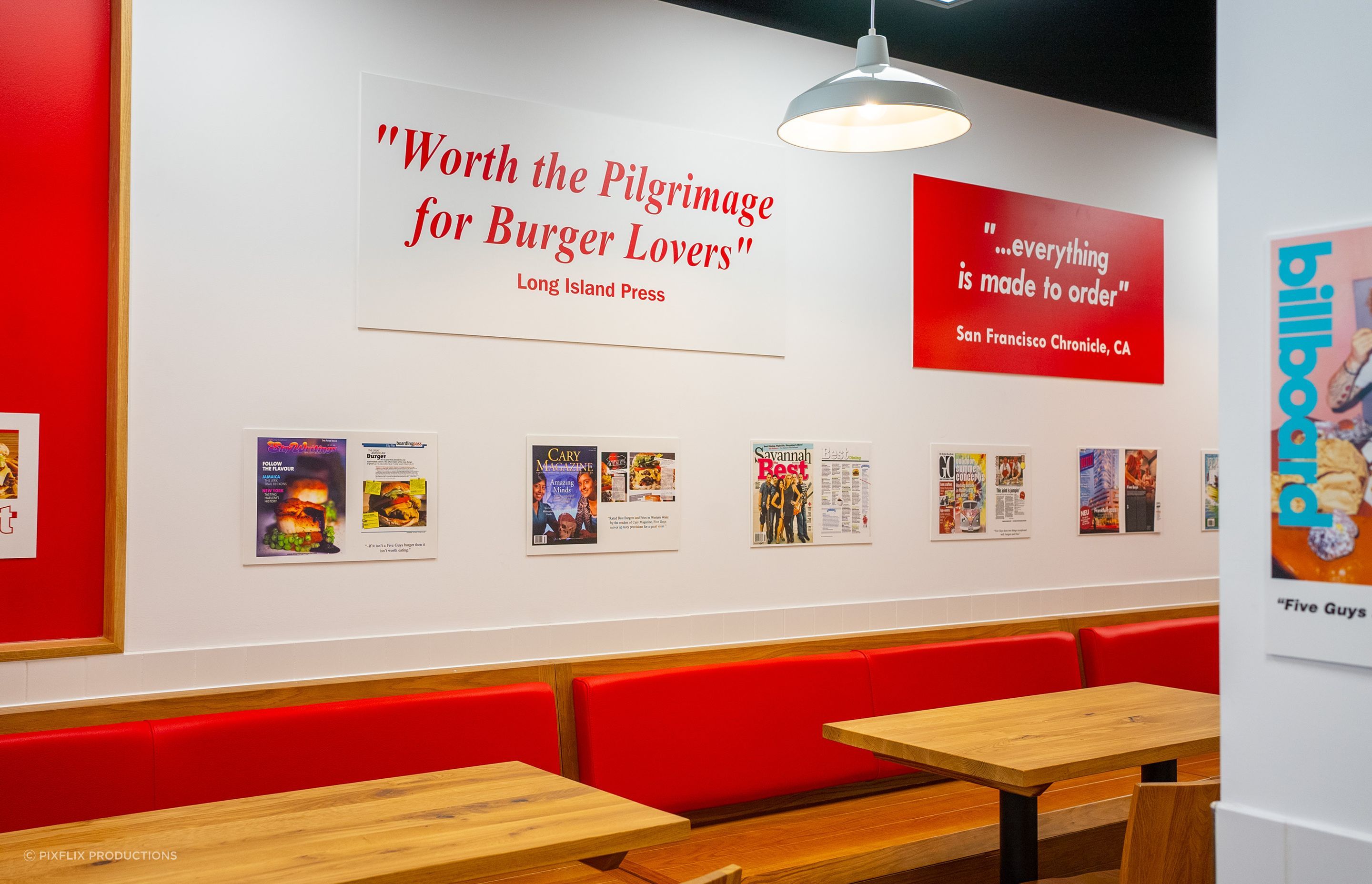 Five Guys, George Street, Sydney by COOOP | ArchiPro AU