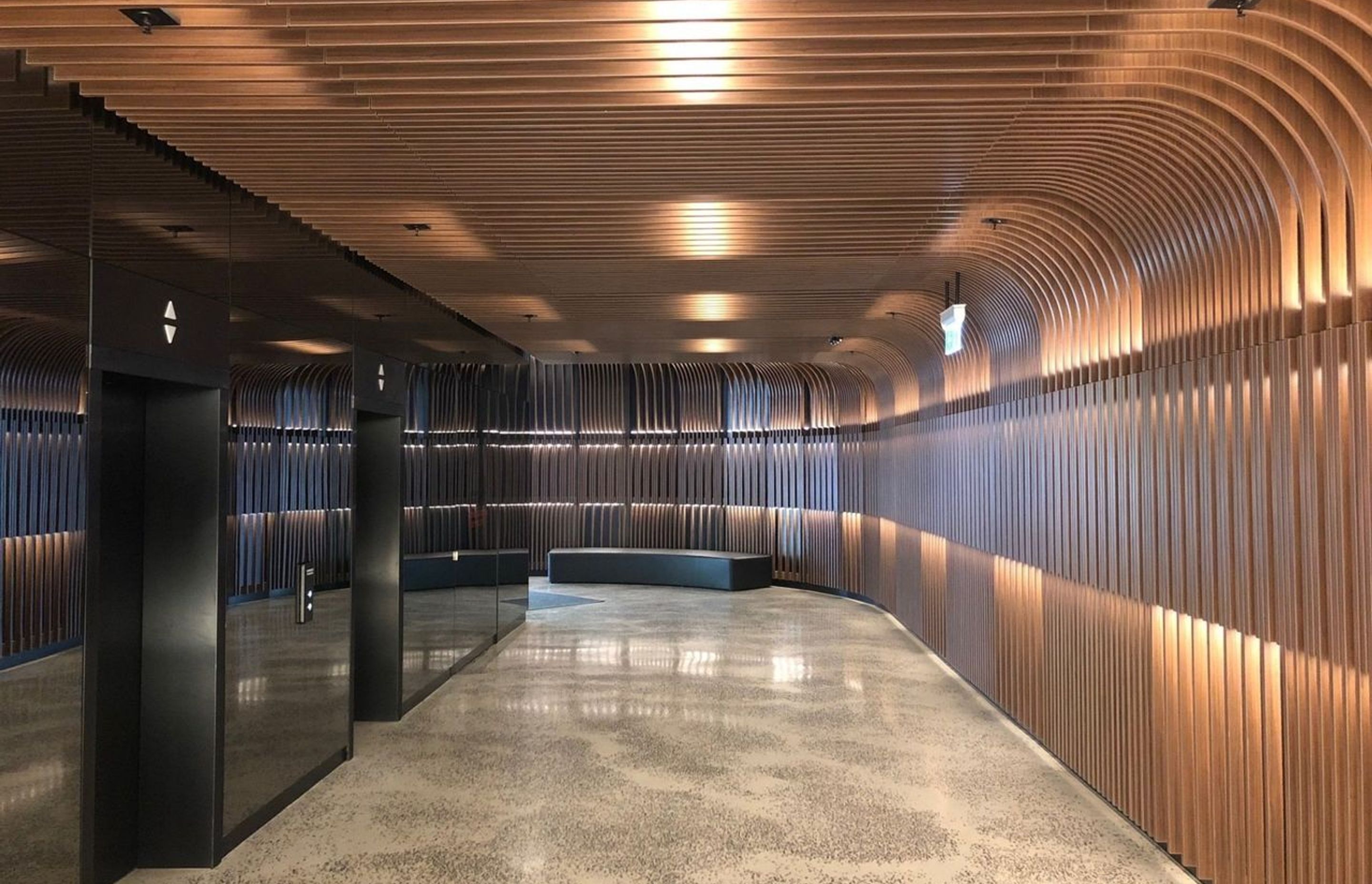 Mount Street North Sydney Foyer by Webb Australia Group | ArchiPro AU