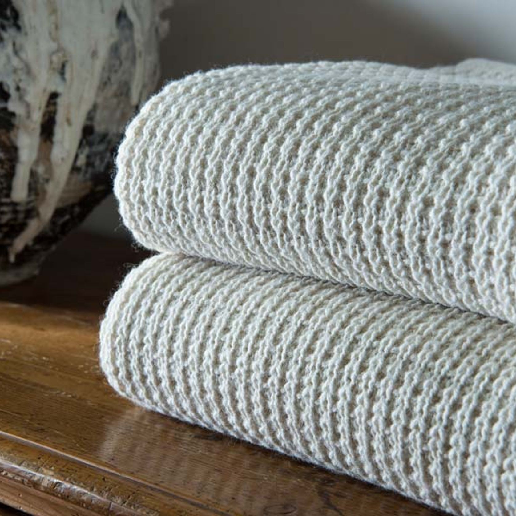 Chunky Box Angora & Merino Wool Throws | ArchiPro AU