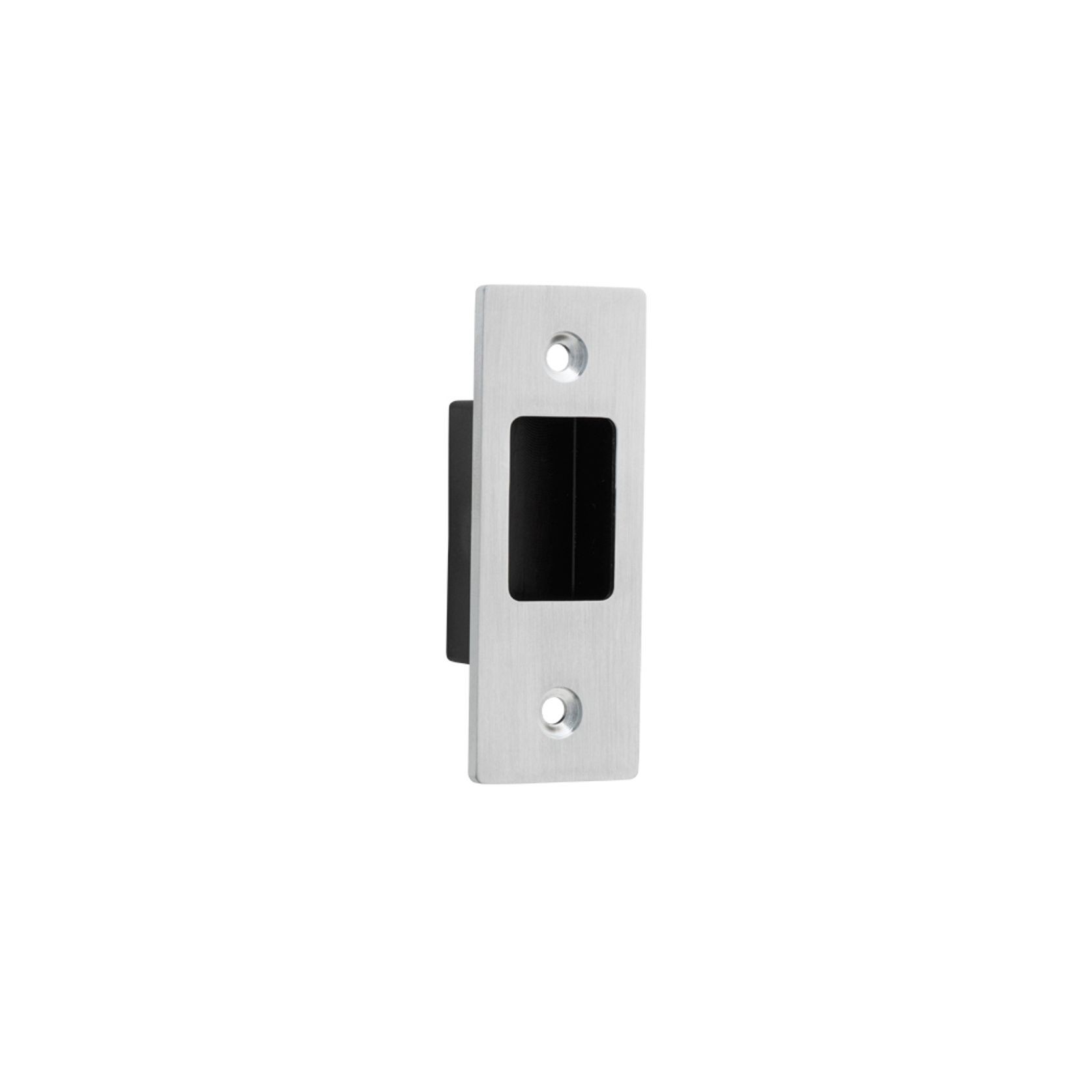 Iver Rectangular Flush Pull Euro Lock Brushed Chrome for Sliding Doors 21415E *Pair* | ArchiPro AU