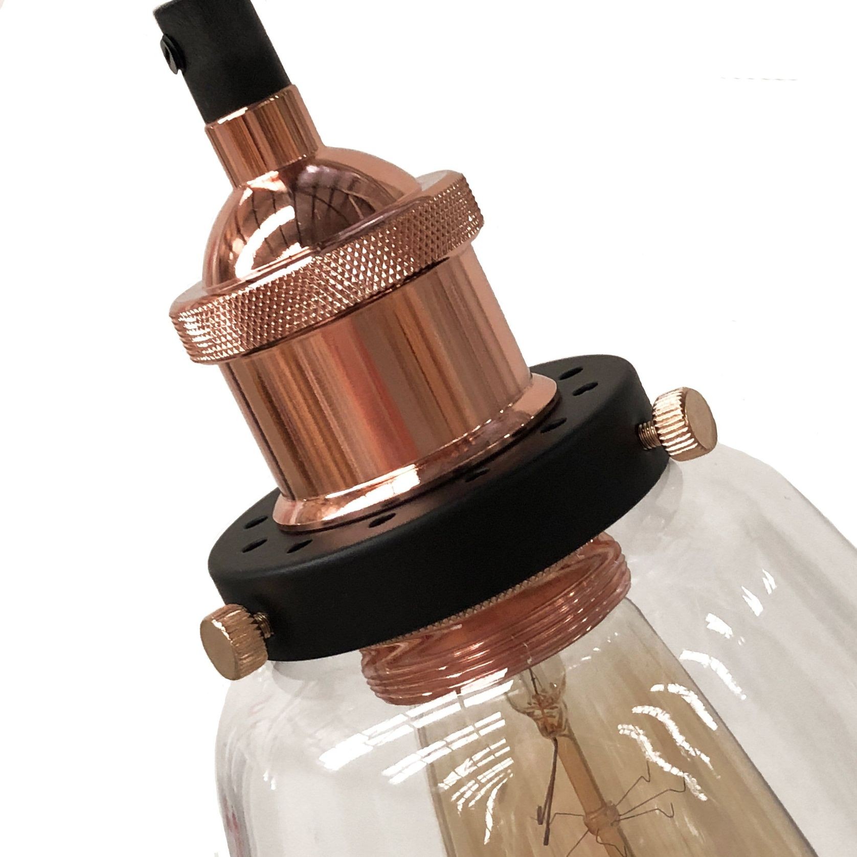 Lucy Glass Pendant Light - Copper | ArchiPro AU