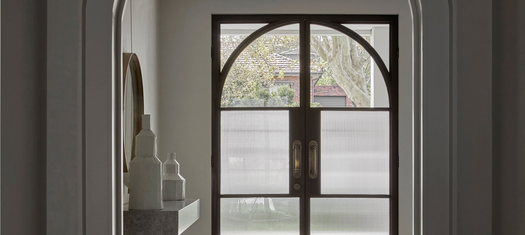 Bringing modern flair to Art Deco with steel door frames