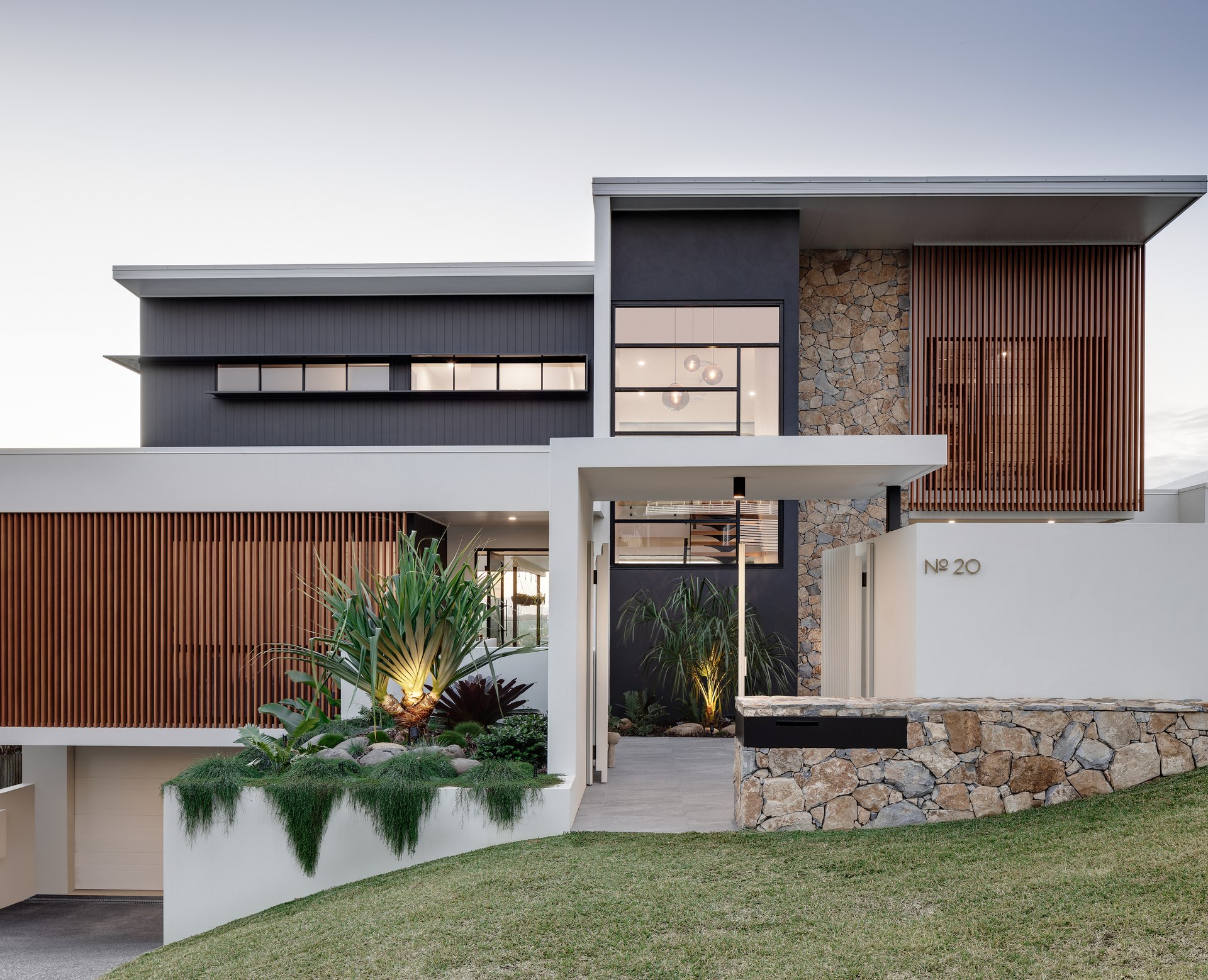 Modern House Facade With Stone Self Build & New Build House Architects