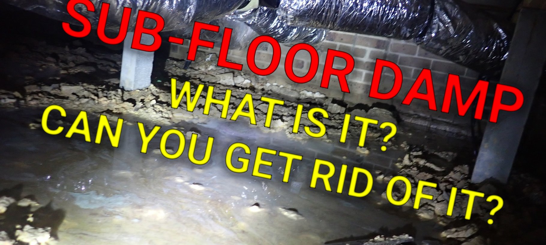 Sub-Floor Damp - a before and after story