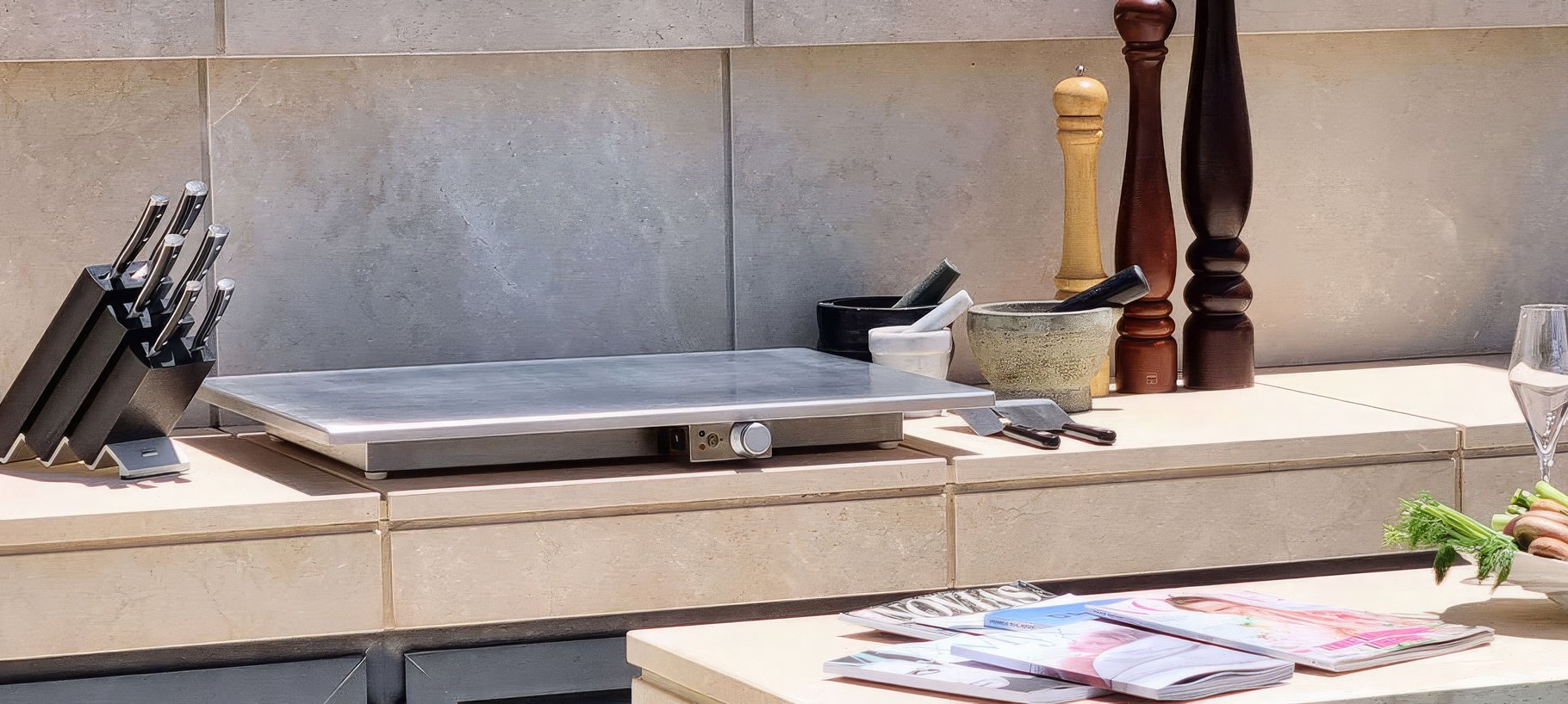 Why are UltraDine portable teppanyaki grills more expensive than built ...