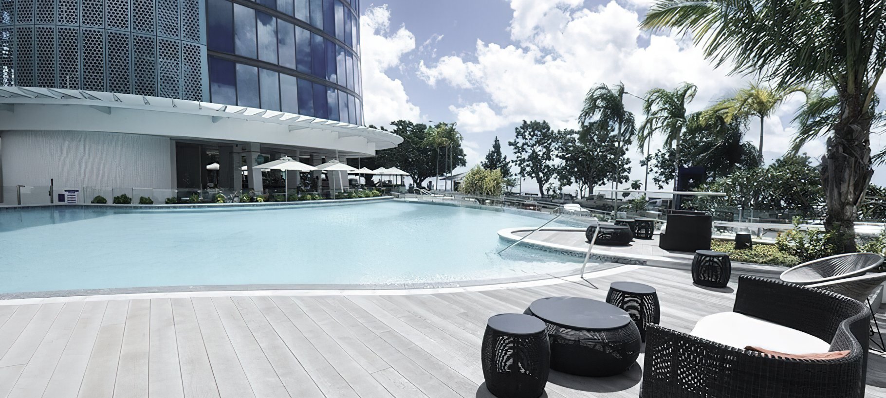 Stunning 5 Star Hotel Resort pool decking in Cairns