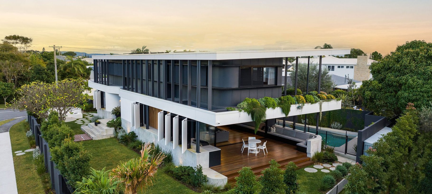 The Eagle House is a playful blend of form and function in Burleigh Heads