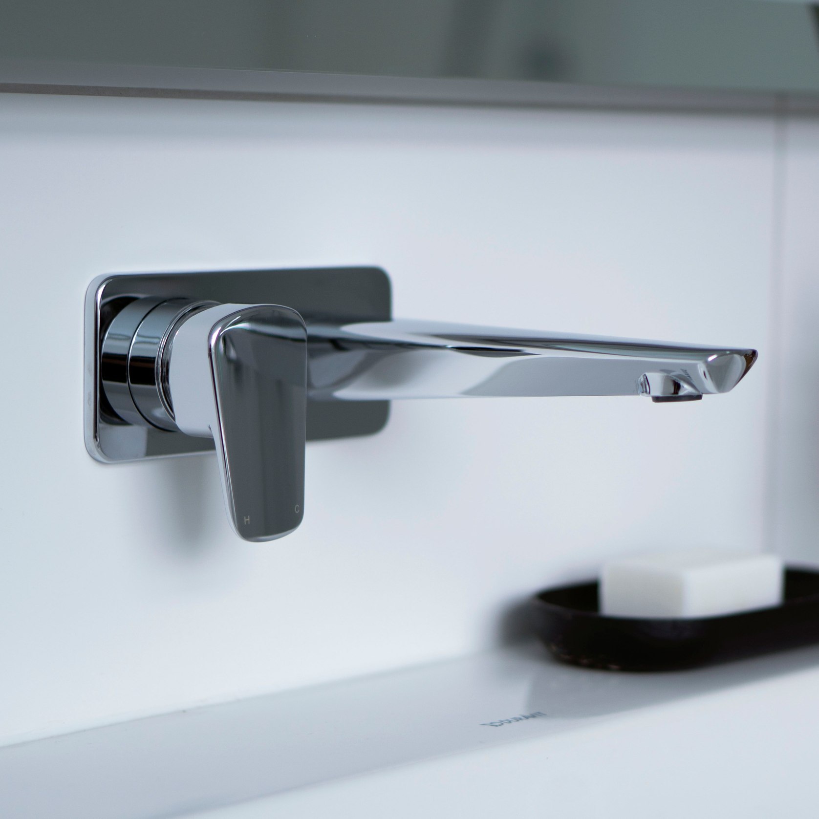 Axiss II Wall Mounted Basin/Bath Mixer 35mm | ArchiPro AU
