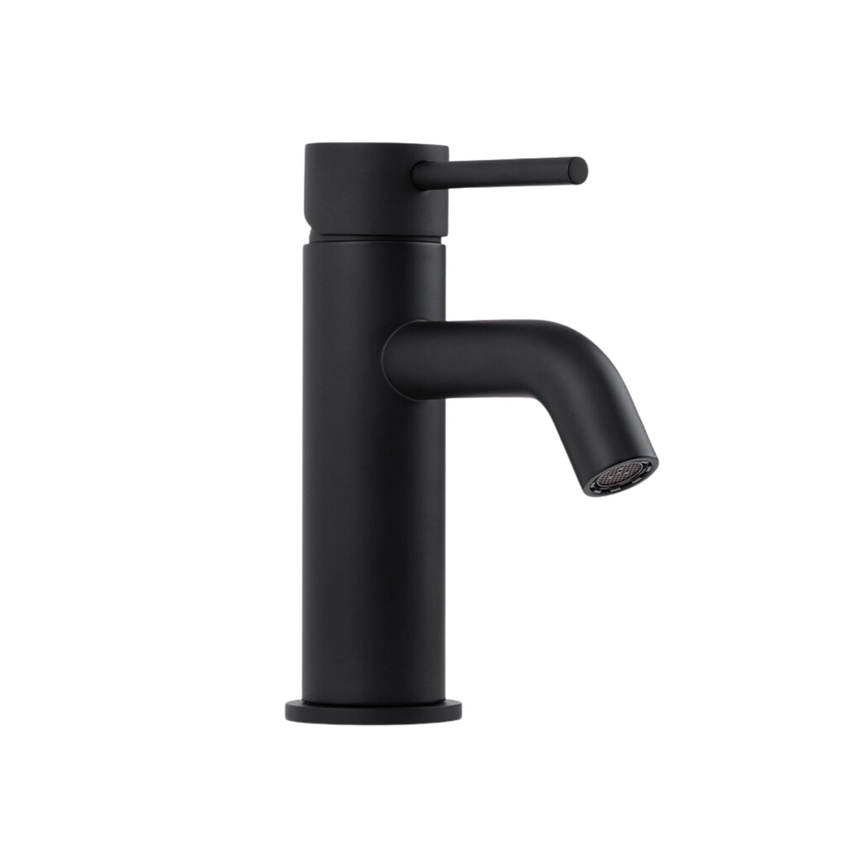 Mira Matte Black Short Basin Mixer | ArchiPro AU