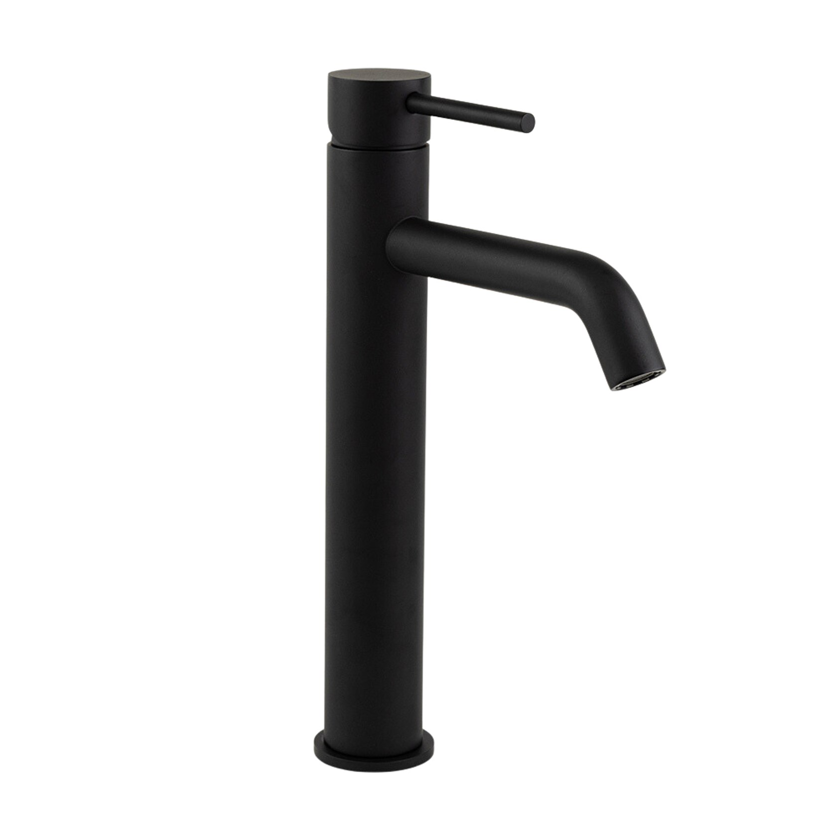 Mira Matte Black Tall Basin Mixer | ArchiPro AU