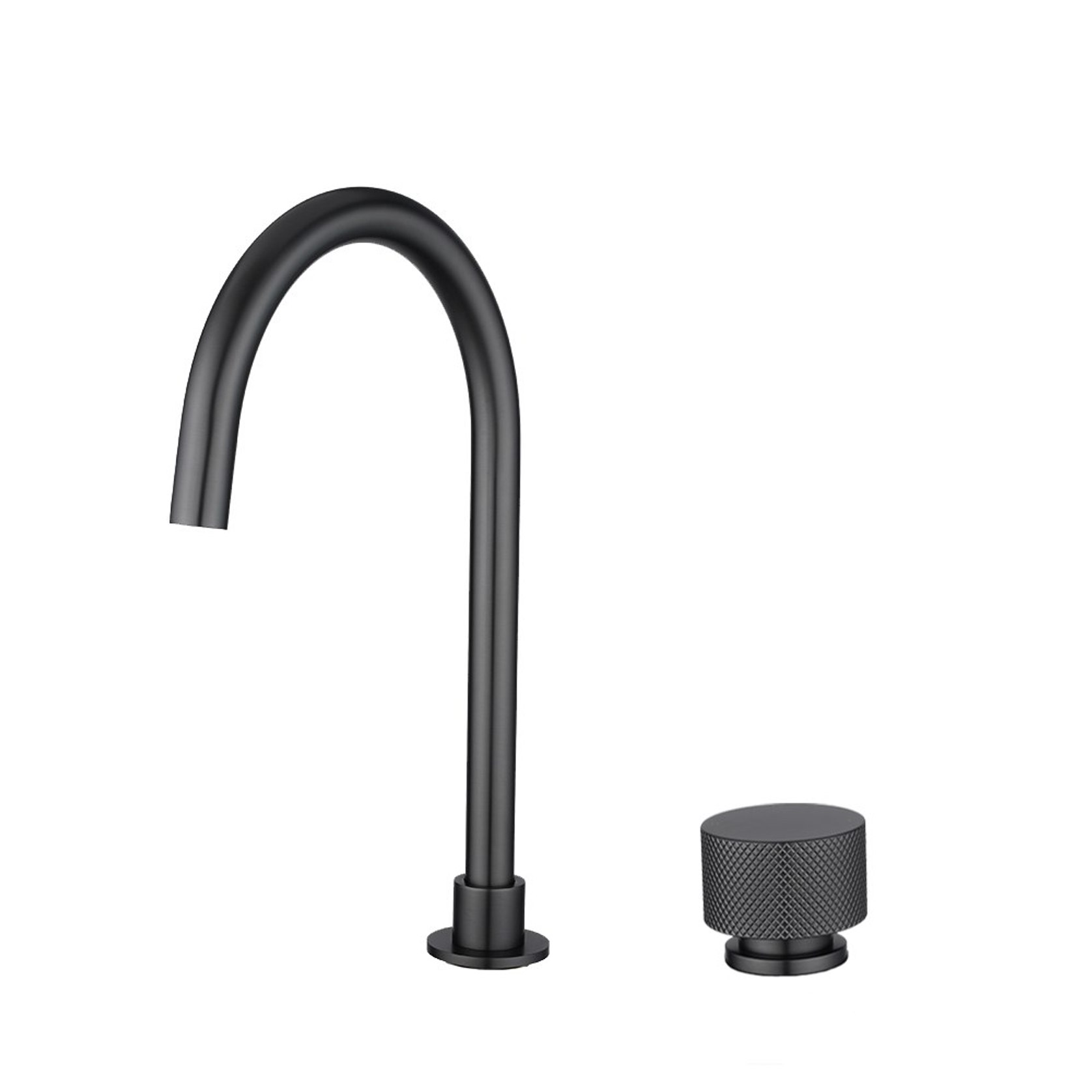 Moon Swivel Basin Mixer Gun Metal Grey | ArchiPro AU