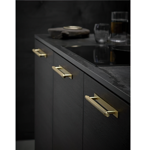 Furnipart Manor + Backplate 128mm Gold Nover | ArchiPro AU