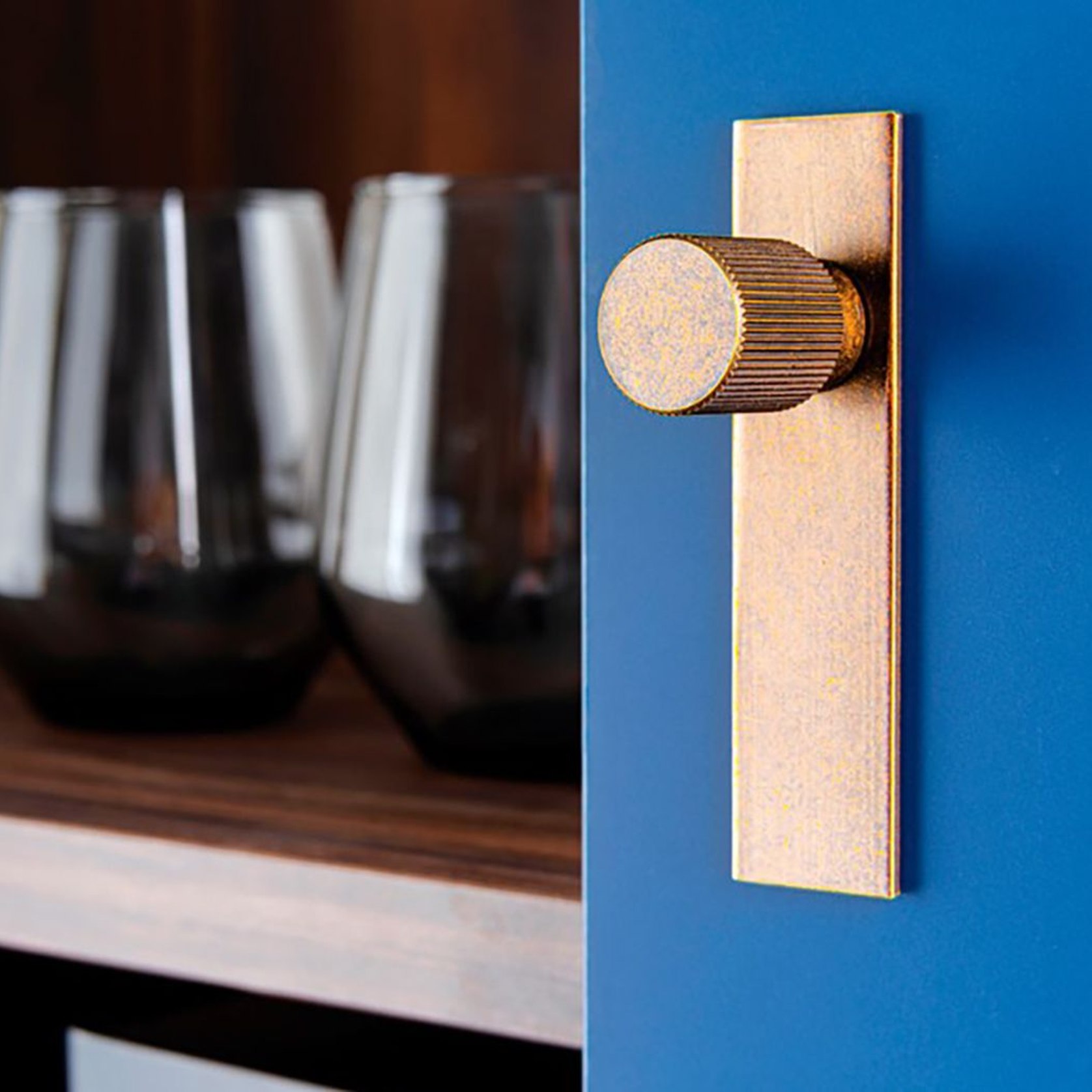 Momo Arpa Round Cabinet Knob And Backplate | ArchiPro AU