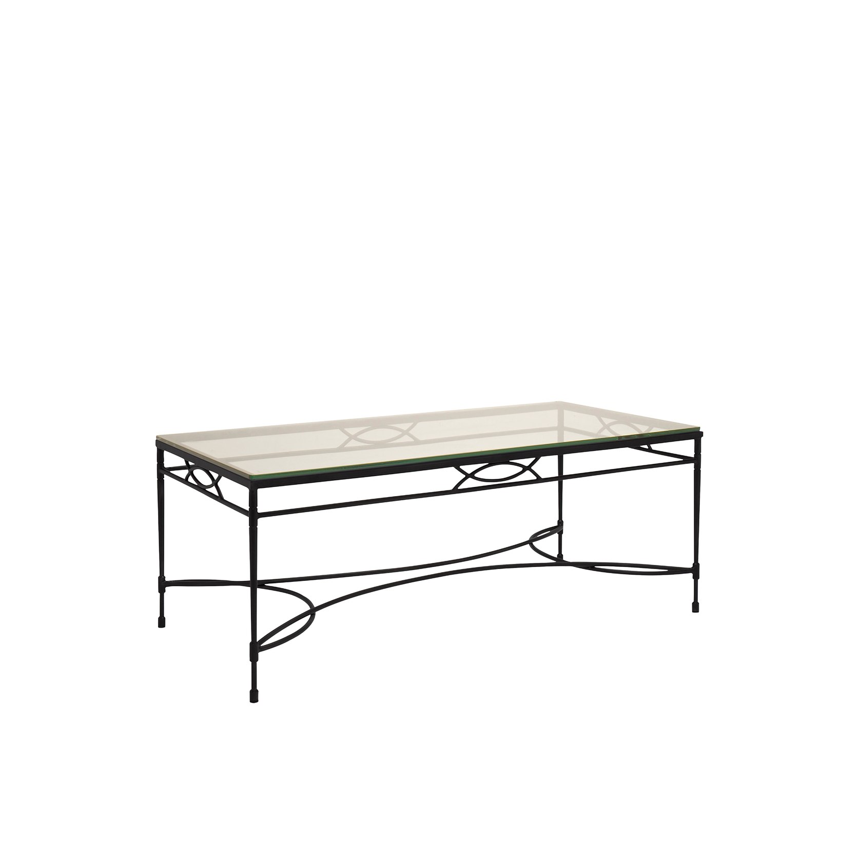 Amalfi Glass Top Cocktail Table Rectangle | ArchiPro AU