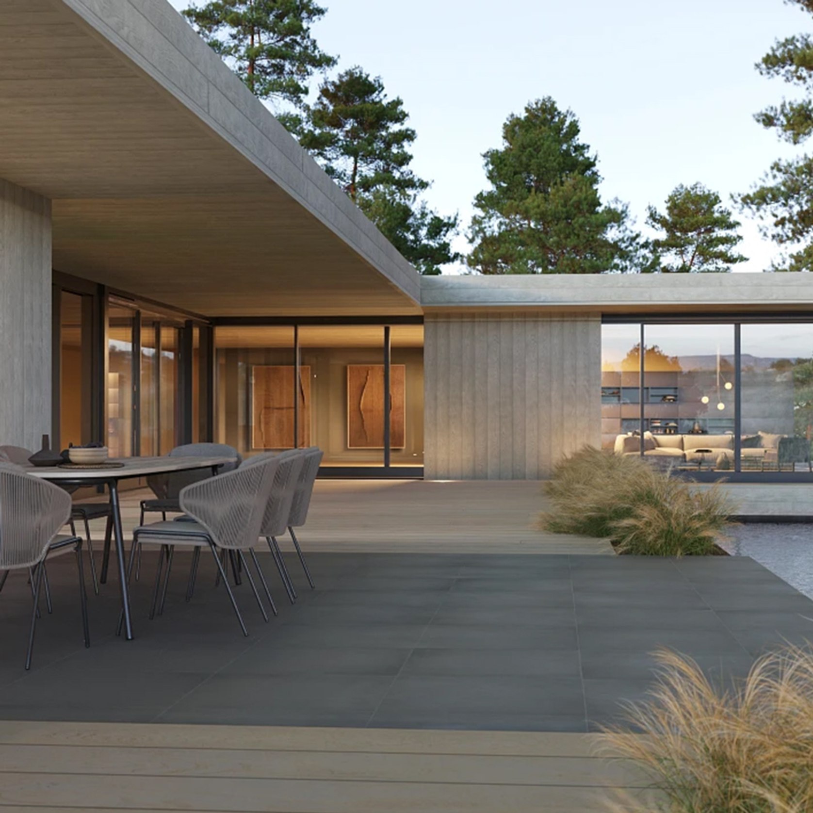 Millboard Envello Shadow Line Cladding | Smoked Oak | ArchiPro AU