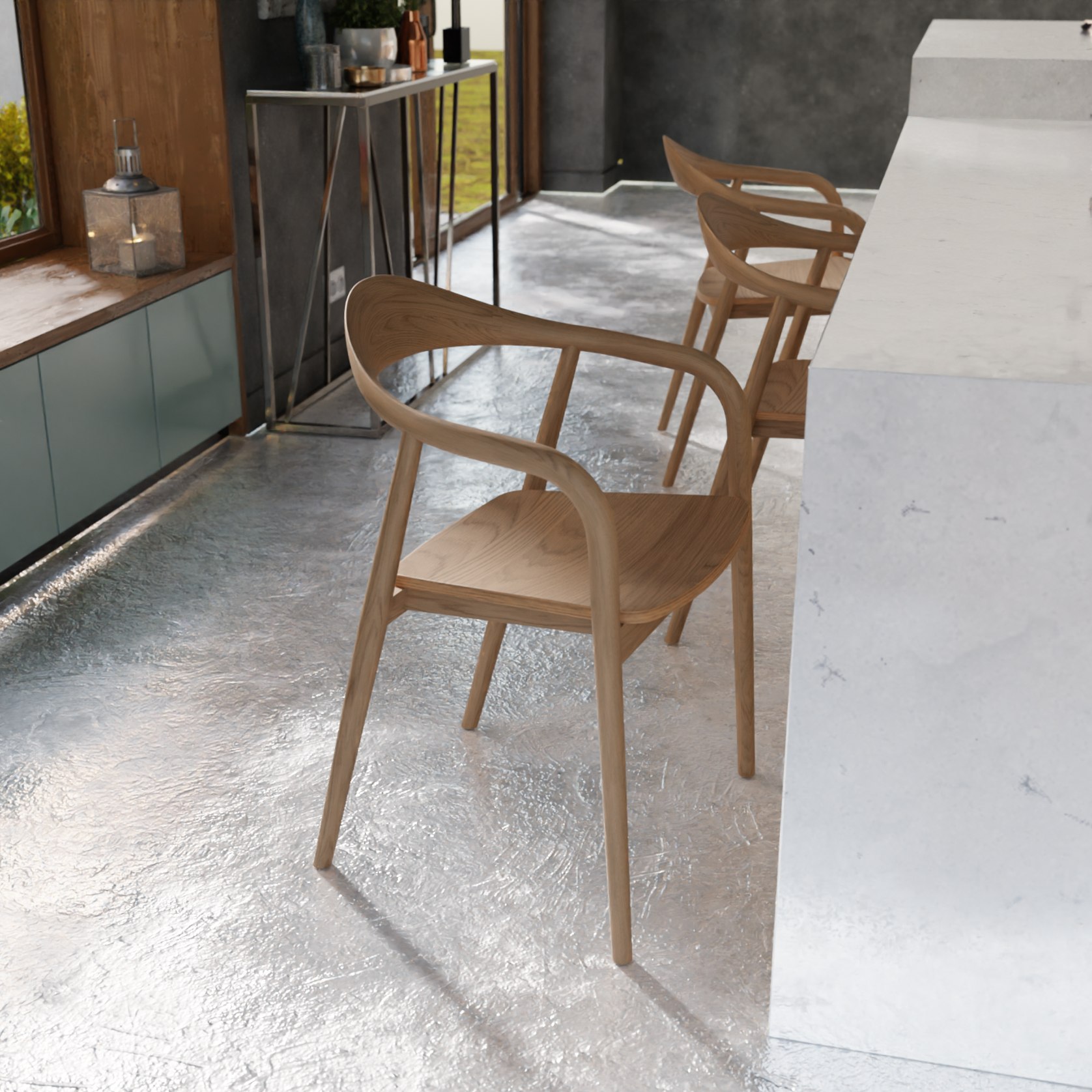 Arki Armchair - Natural Ash | ArchiPro AU