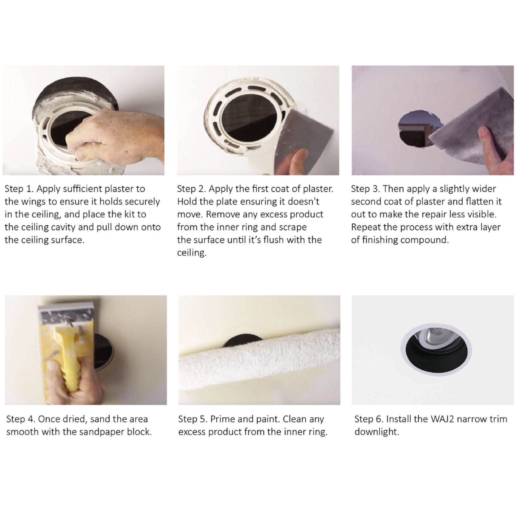 Flush Mount Kit (plus compatible downlight) | ArchiPro AU