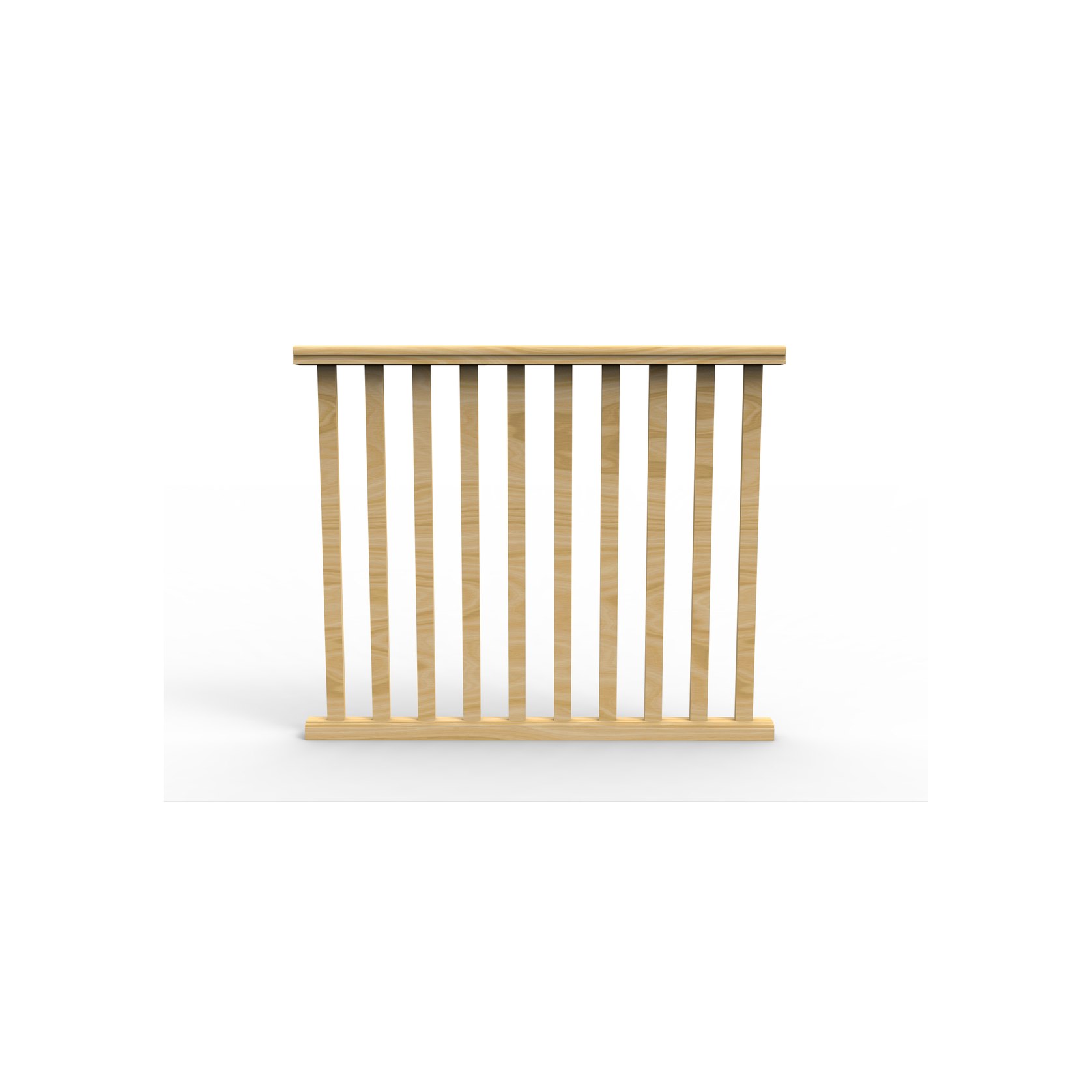 BS165ASS Slat Assembled Level Balustrade Panel | ArchiPro AU