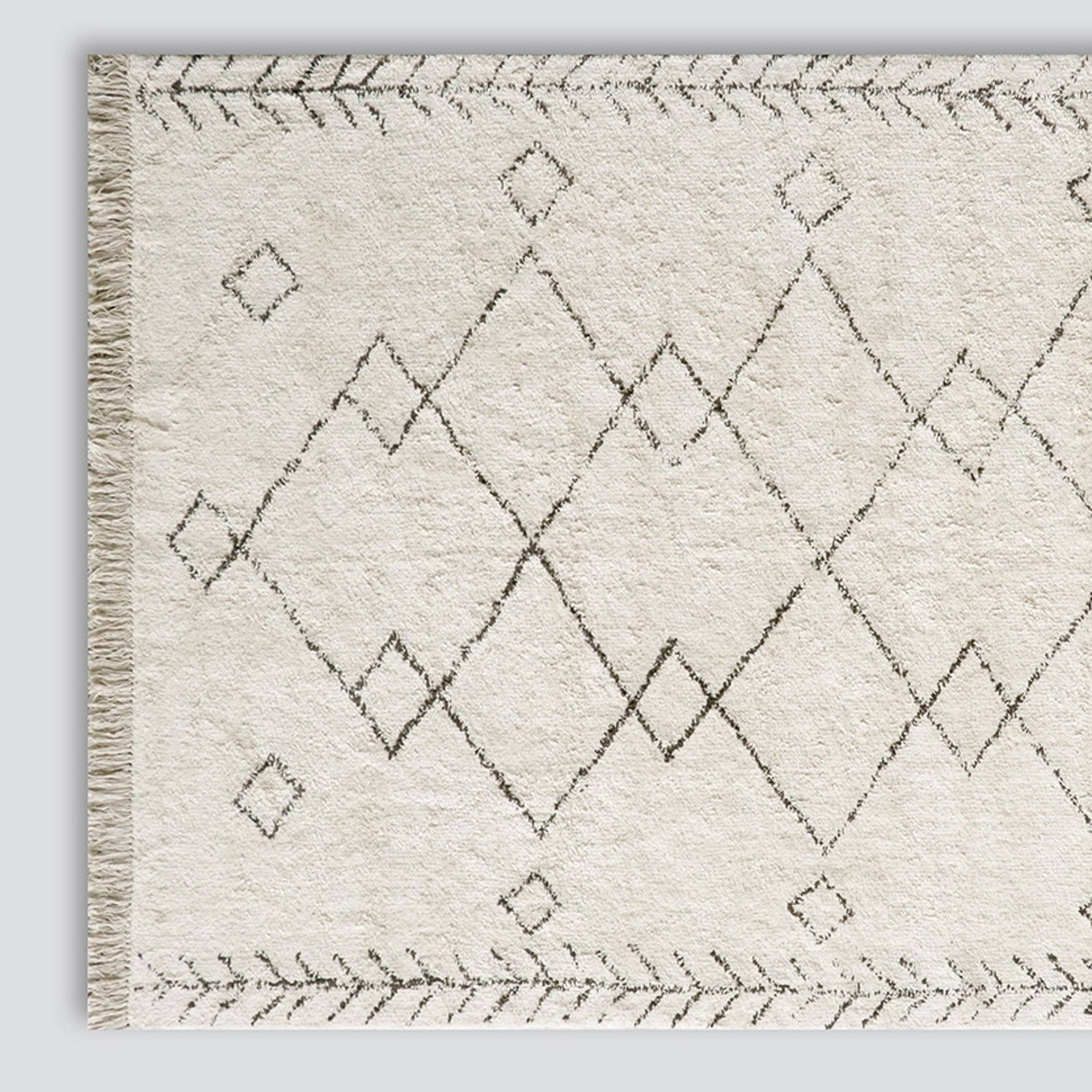Bjorn Aztec Pattern Rug | Beige | ArchiPro AU