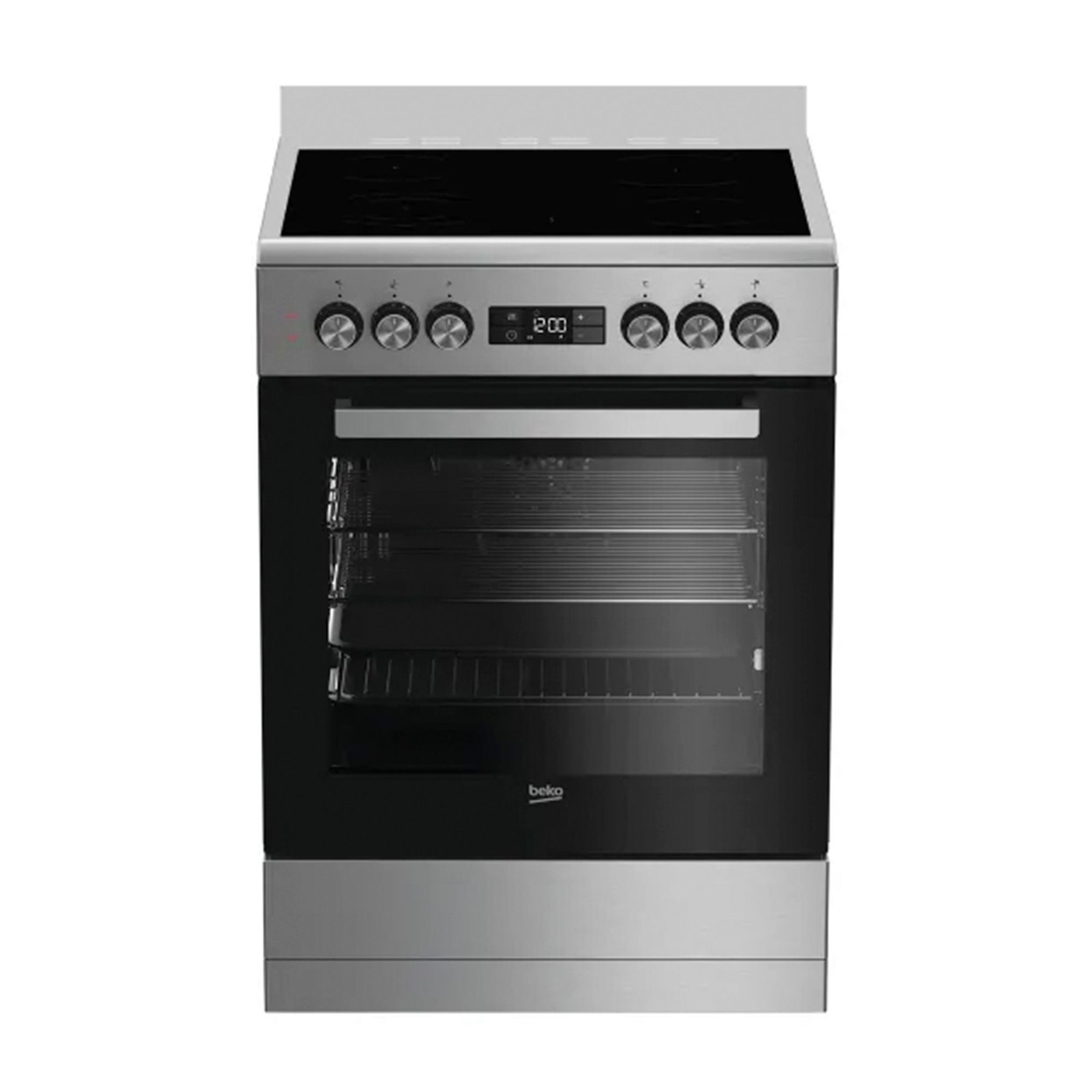 Beko 60cm Electric Upright Cooker - Stainless Steel | ArchiPro AU