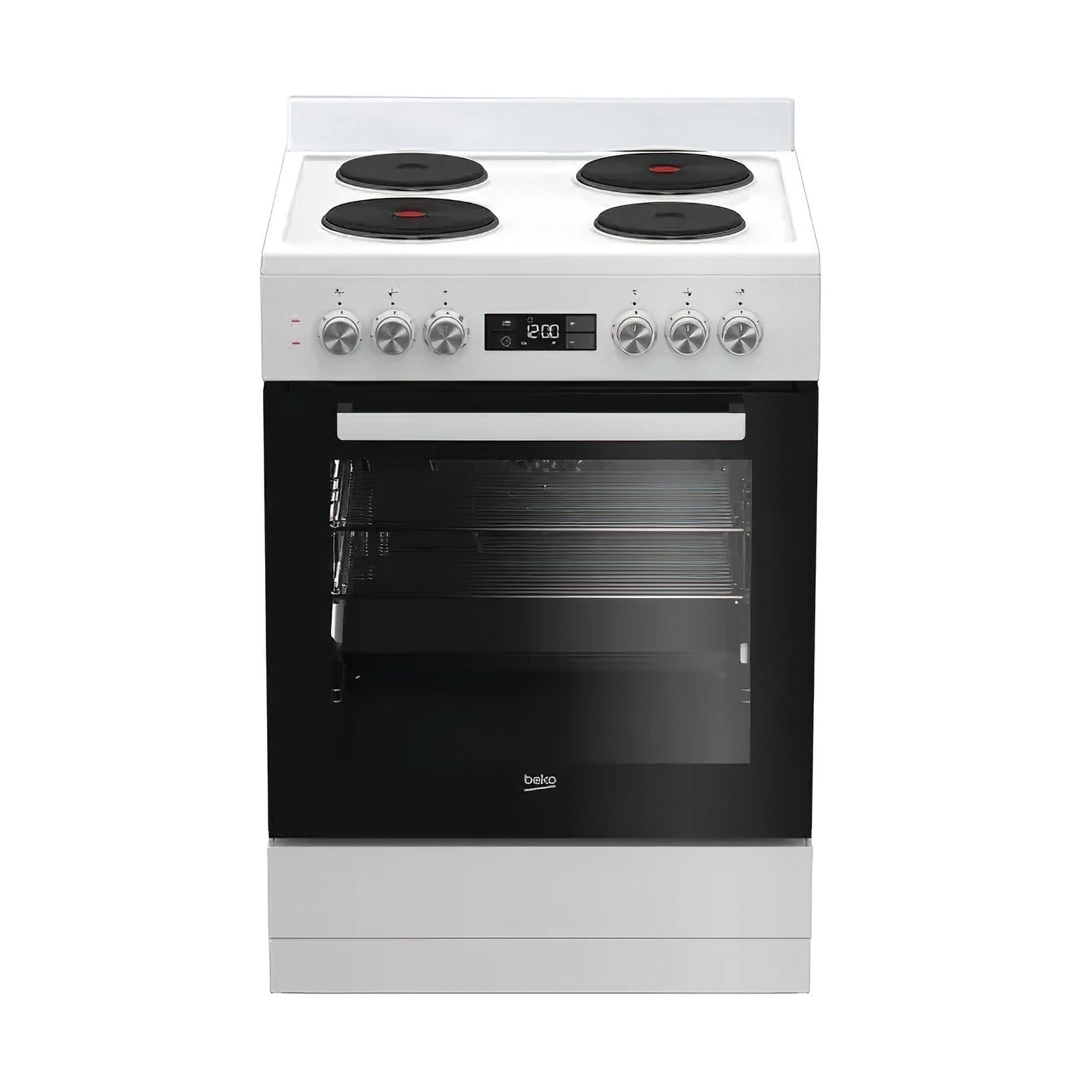 Beko 60cm Electric Upright Cooker - White | ArchiPro AU