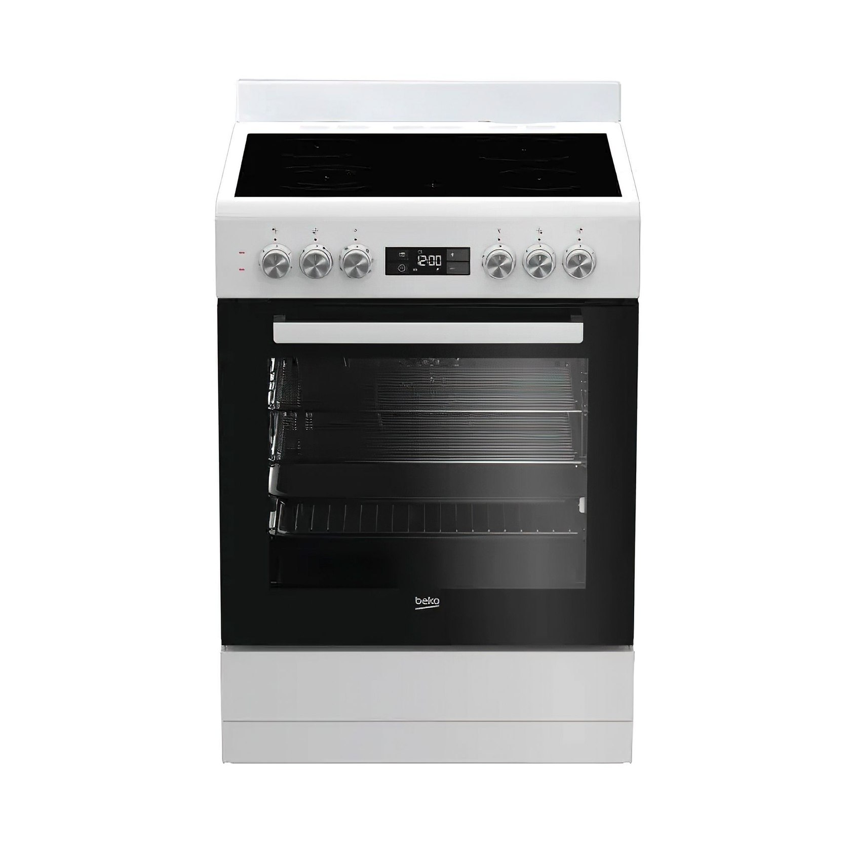 Beko 60cm Electric Upright Cooker - White | ArchiPro AU