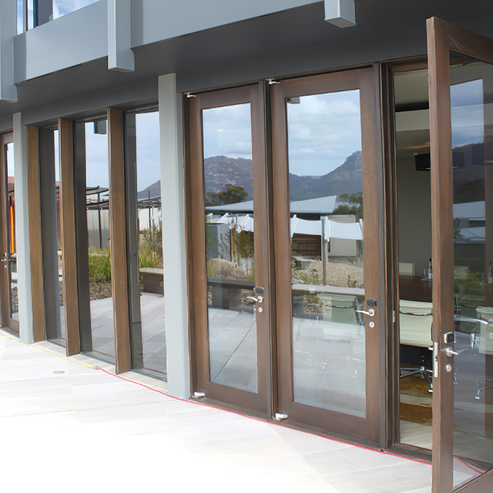 Timber | Hinged Glass Doors | ArchiPro AU