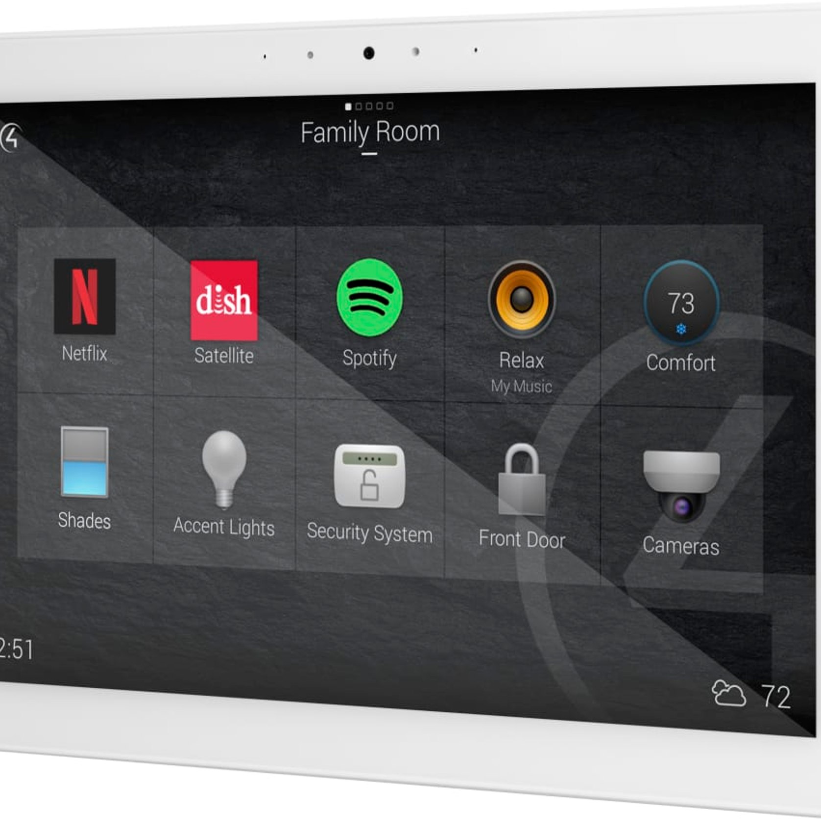 Control4® T4 Series In-Wall Touchscreen | ArchiPro AU