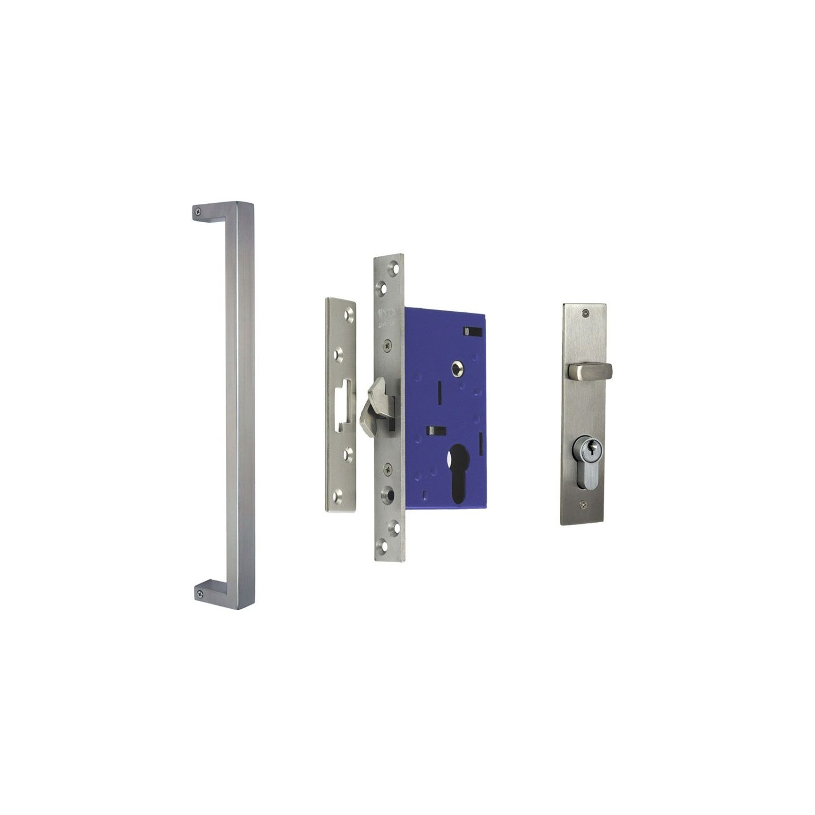 Nidus OZI 2 Sliding Door Mortice Lock Pull Handle Combo | ArchiPro AU