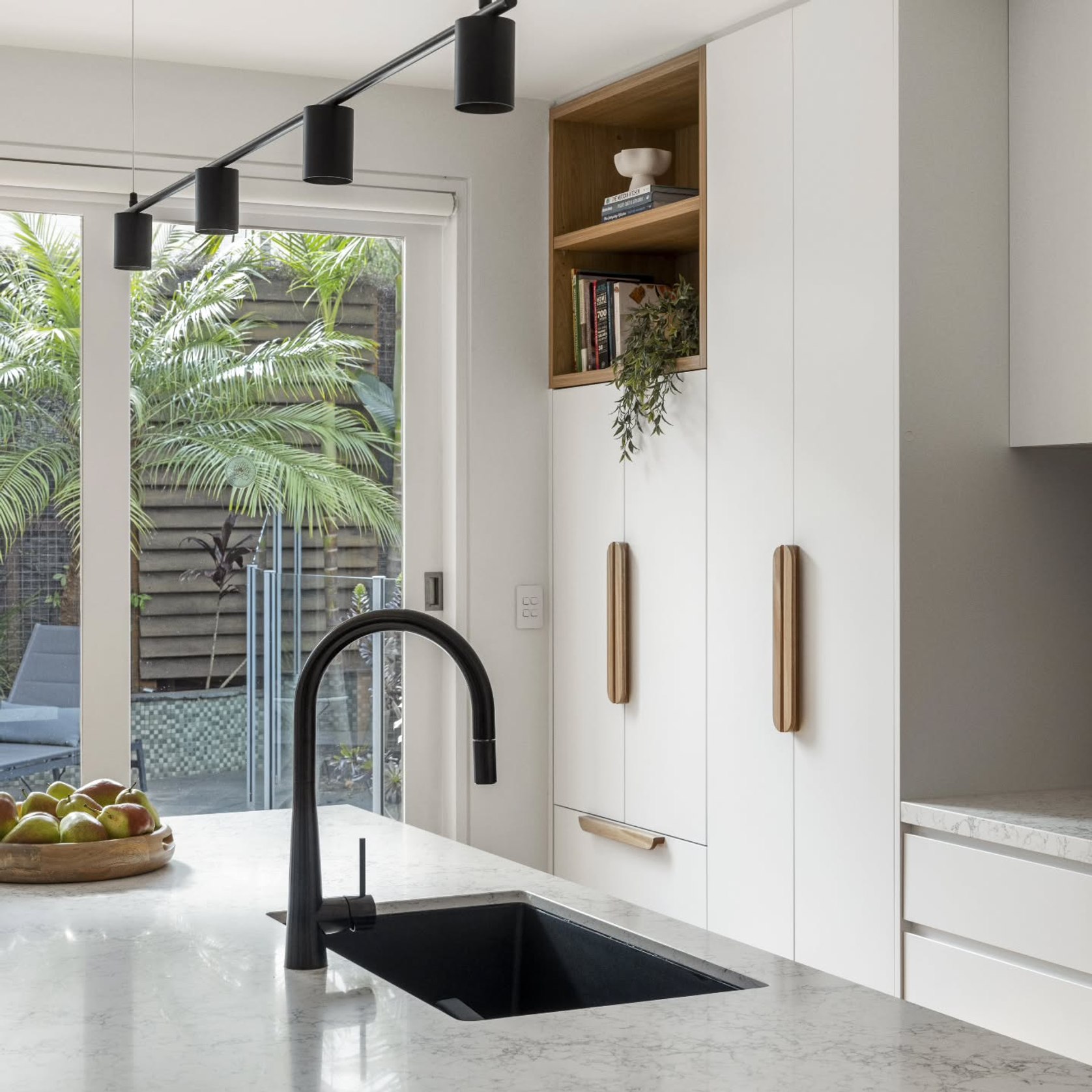 Hira Rounded Corners - Timber Door Handle - SDH004RC | ArchiPro AU