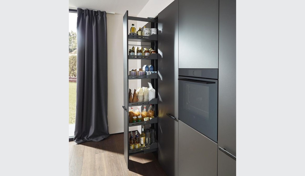 Peka Pull-Out (Anthracite) | Pantry Kit 400mm - Kitchen Cabinets ...
