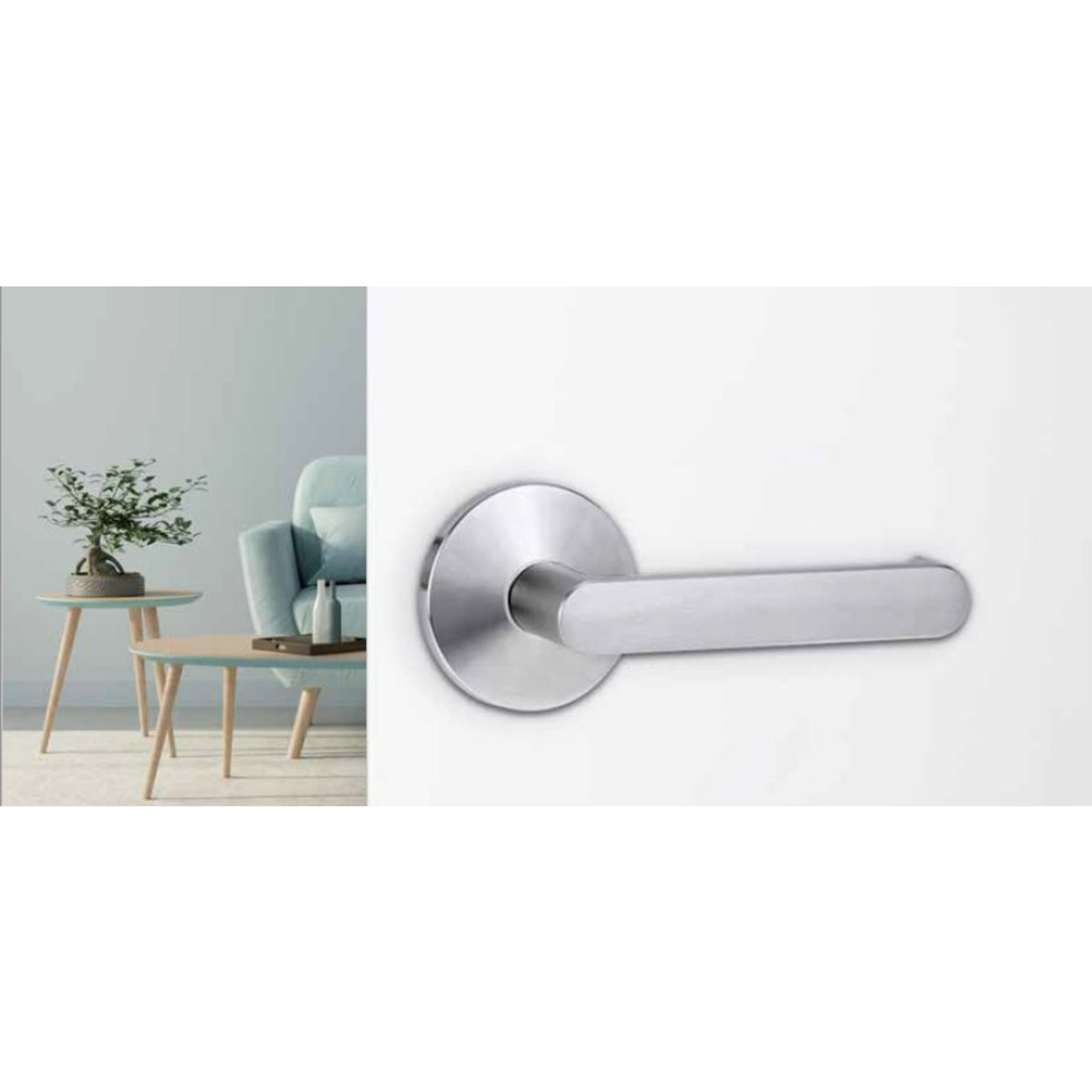 Lockwood 1360 Series Brass Round Rose Door Handles | ArchiPro AU