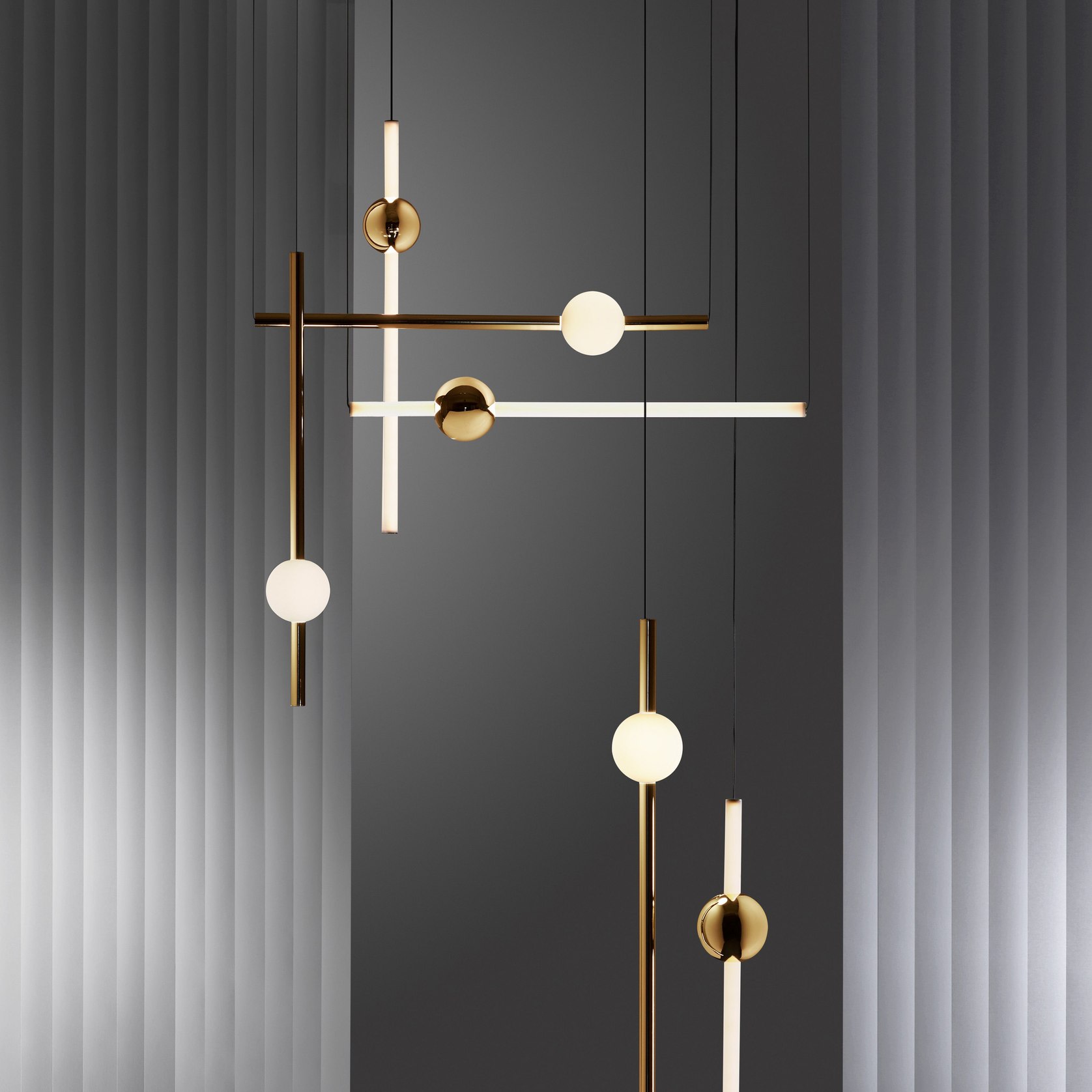 Orion Tube Light - Polished Gunmetal | ArchiPro AU