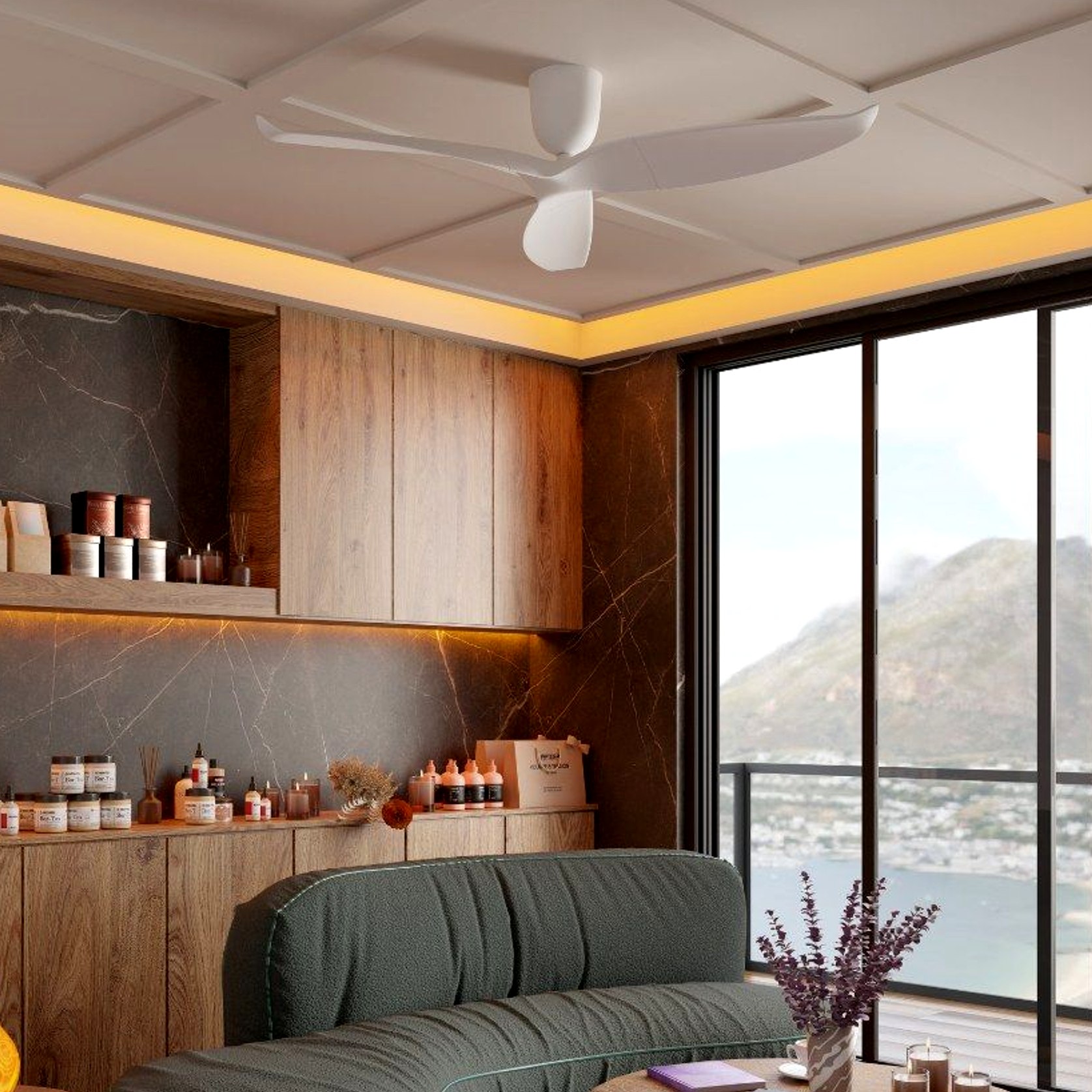 AE3+ Designer Indoor 3-Blade Ceiling Fan | ArchiPro AU