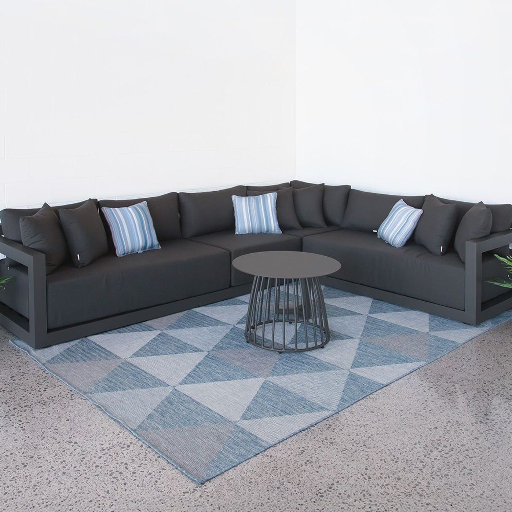 Ibis 2.0 Outdoor Corner Sofa Set - 4pcs | ArchiPro AU