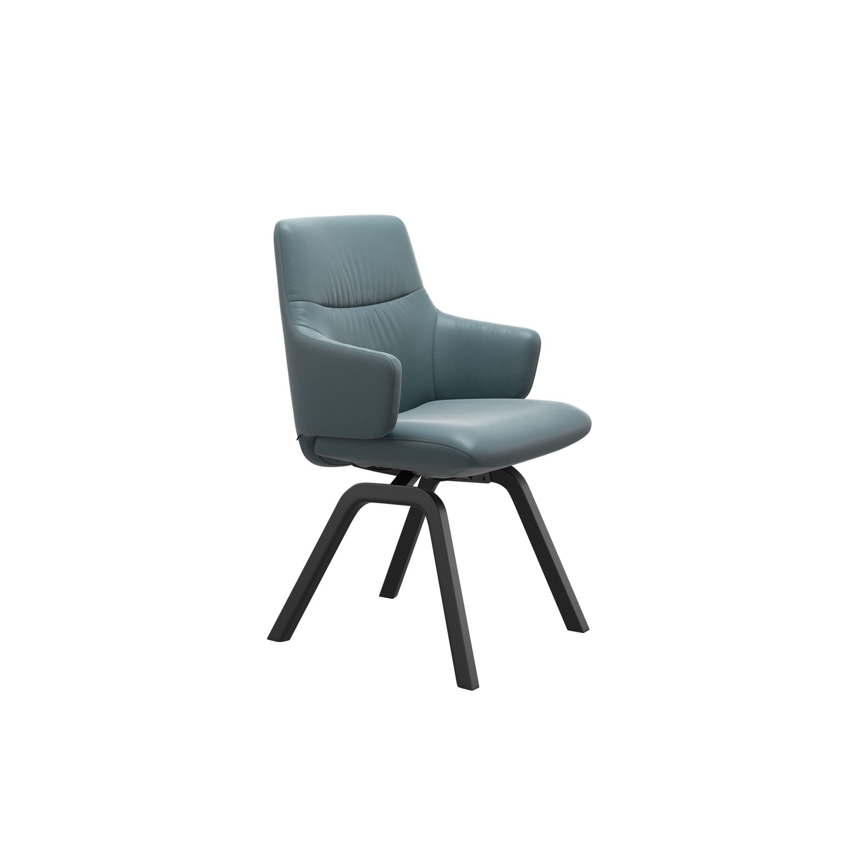 Stressless® Mint Low Back with Arms | Paloma Teal Blue | ArchiPro AU