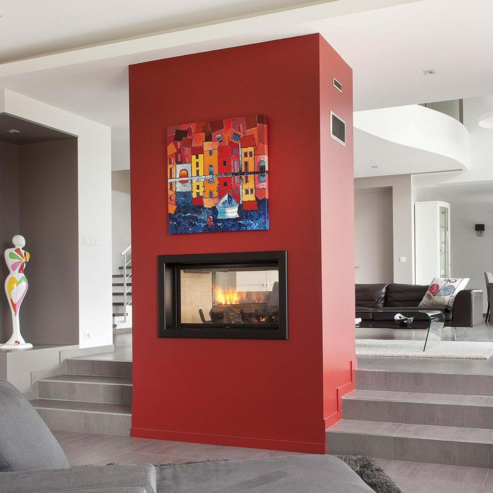 Axis H1200Ds - Double Sided Fireplace | ArchiPro AU