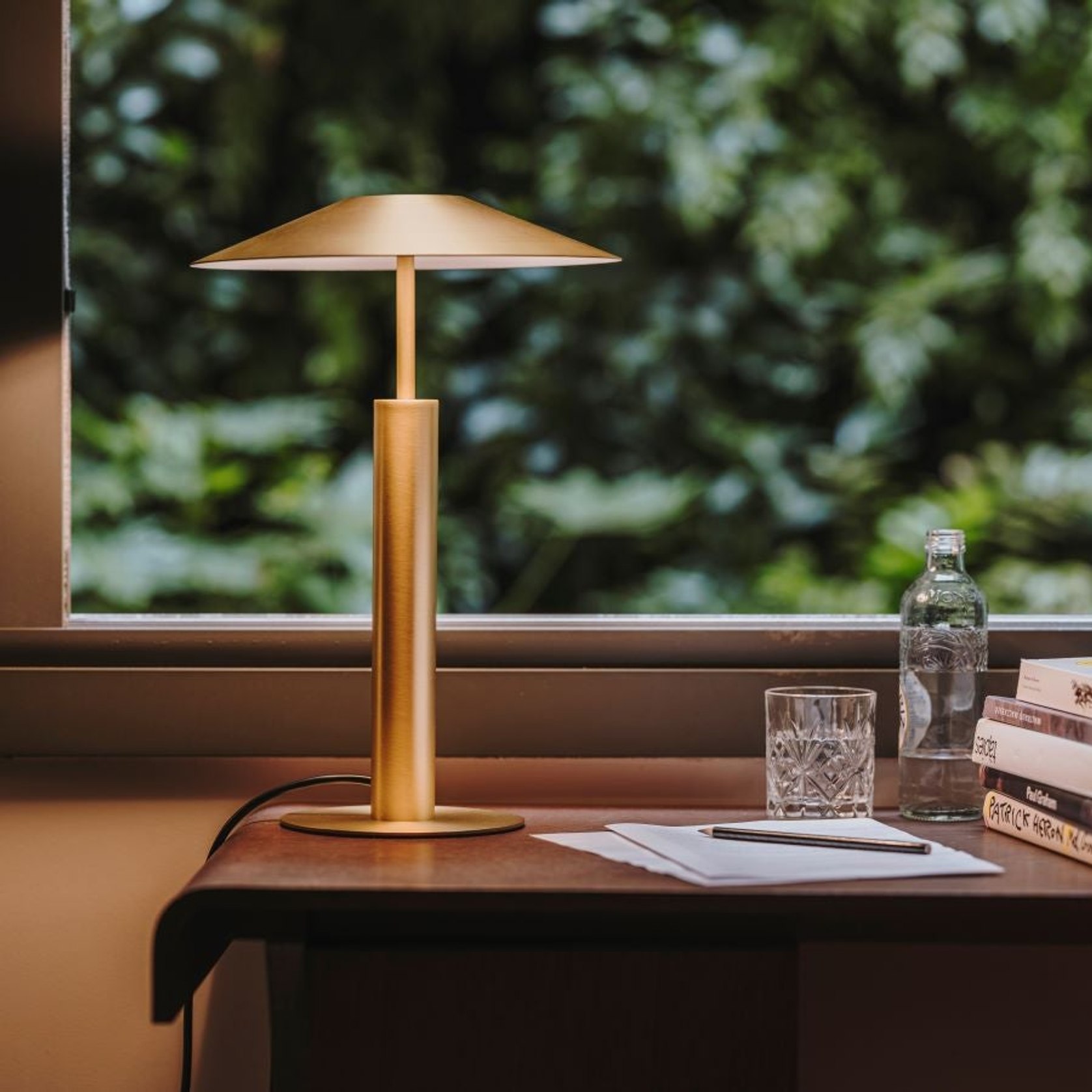 Henri LED Table Lamp in Matte Gold | ArchiPro AU