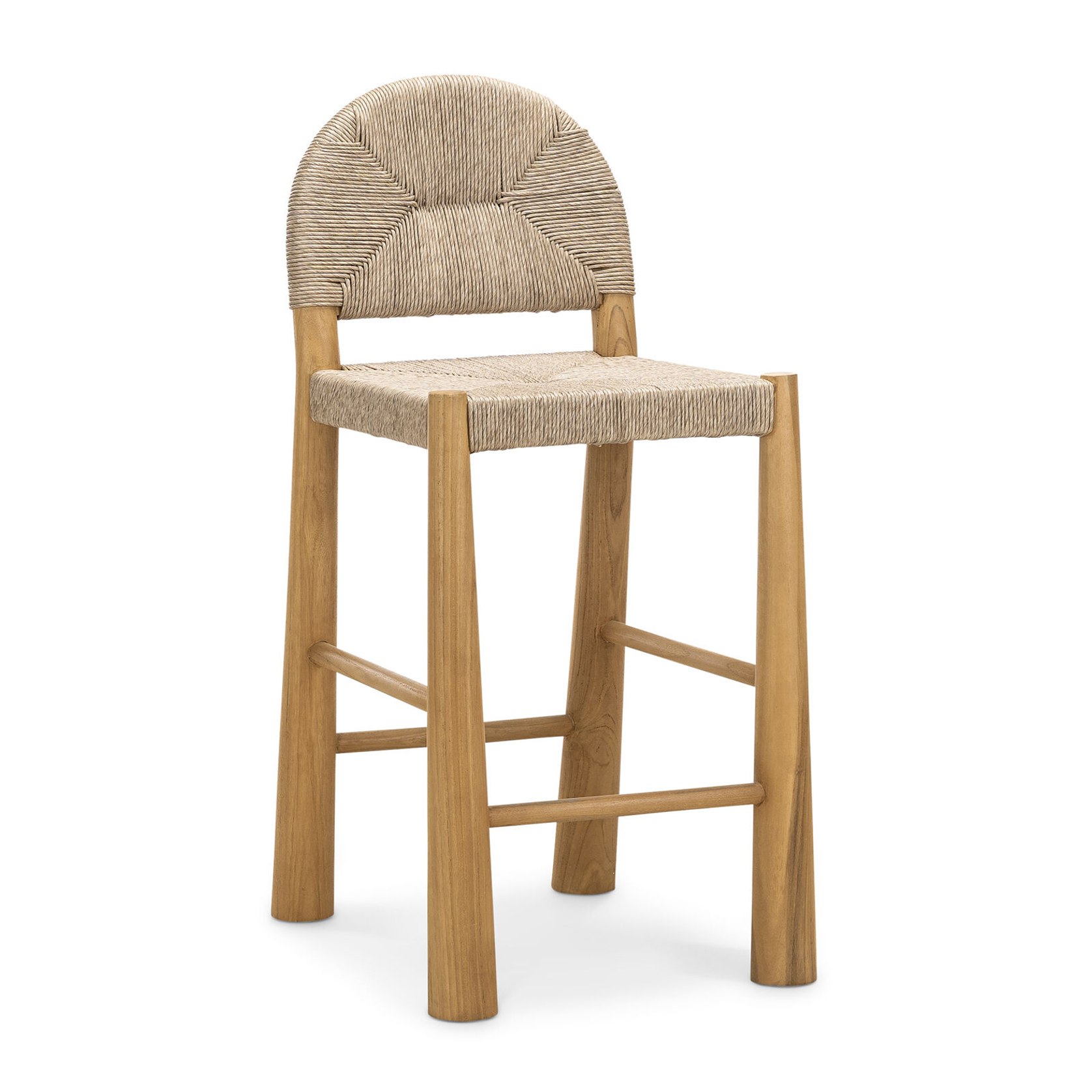 Caliste Woven Rope Arch Counter Stool | Indoor & Outdoor | ArchiPro AU