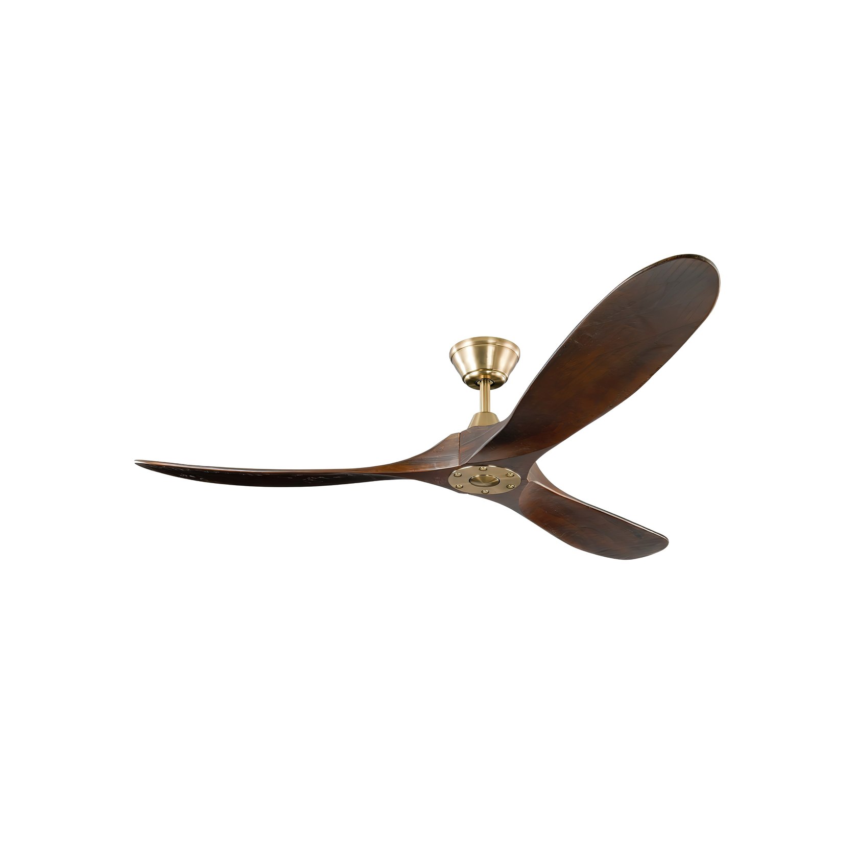 Milano Ceiling Fan Slider Burnished Walnut Blade | ArchiPro AU