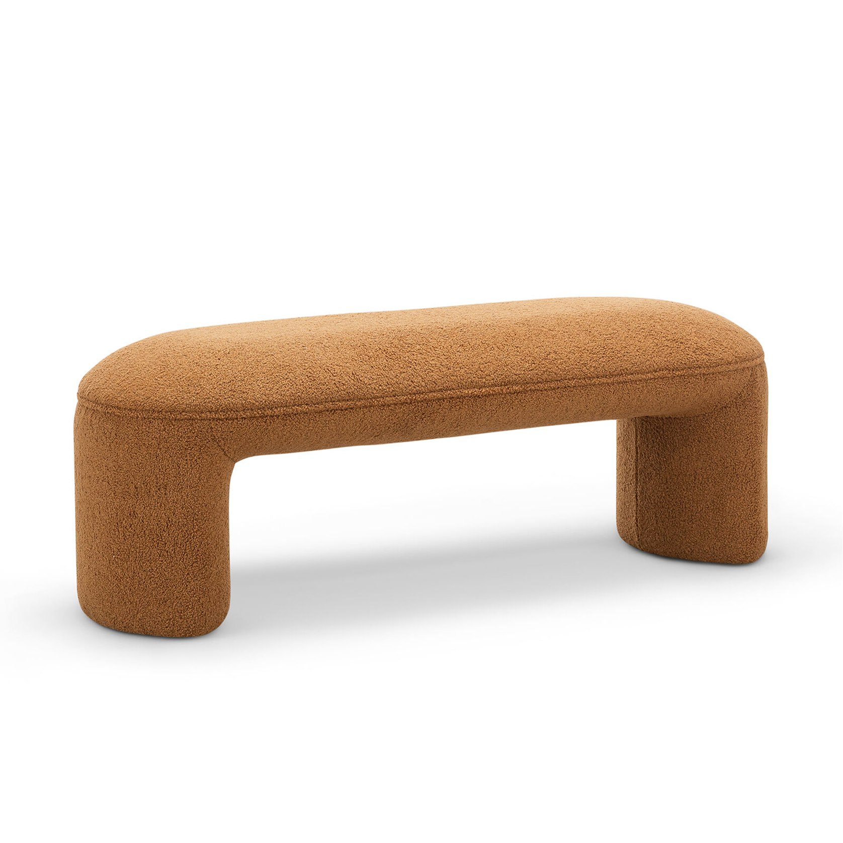 Remi 120cm Bench Seat | Teddy Rust | ArchiPro AU