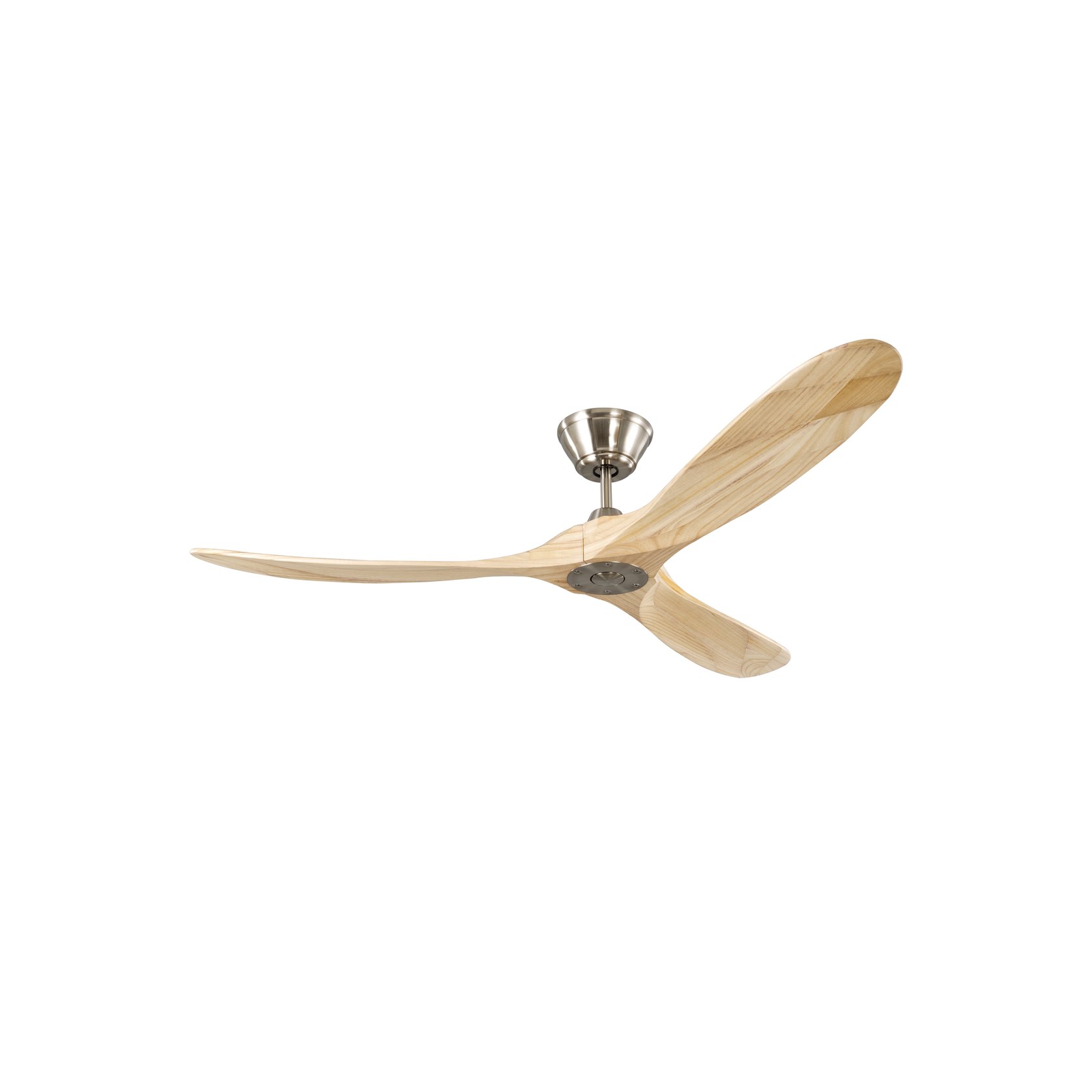 Milano SLIDER Ceiling Fan Junior Brushed Steel | ArchiPro AU