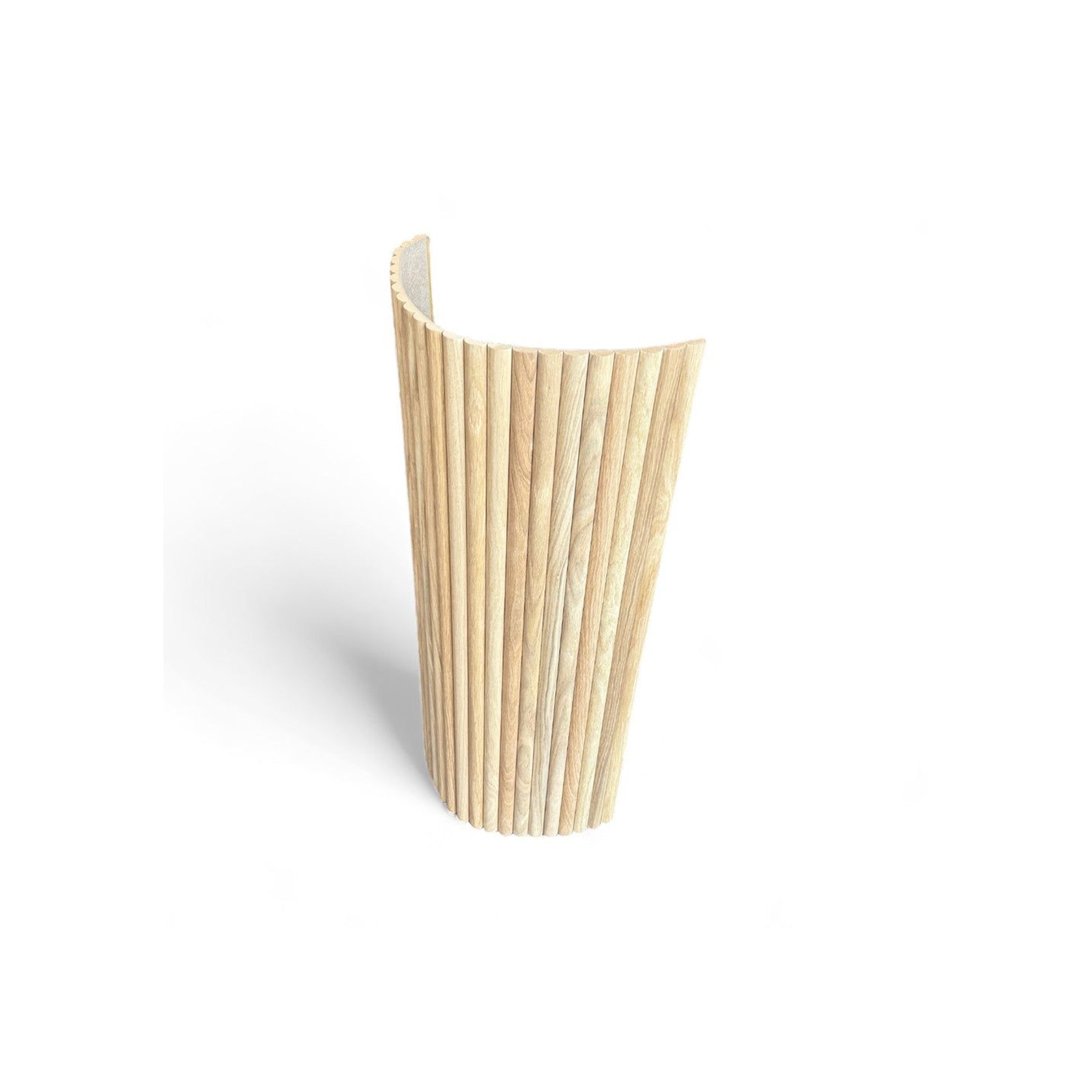 WOODFLEX Flexible Wooden Slat Under Bench Panel | ArchiPro AU