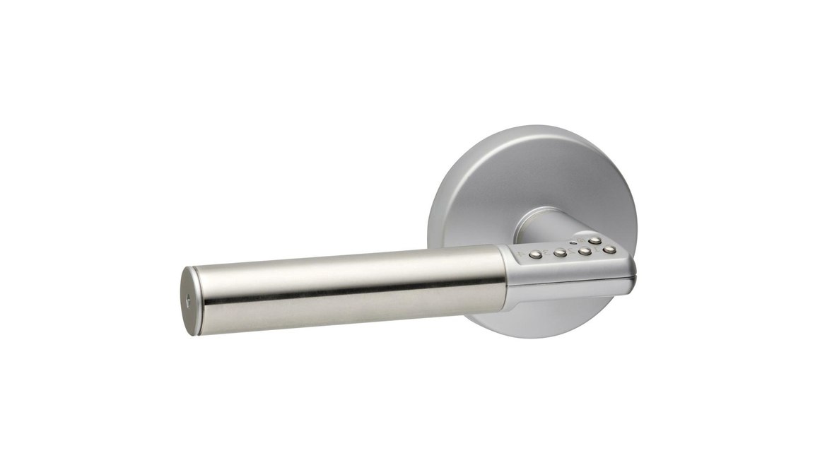 Lockwood Electronic Lock Code Door Lever Right Hand Stainless Steel ...