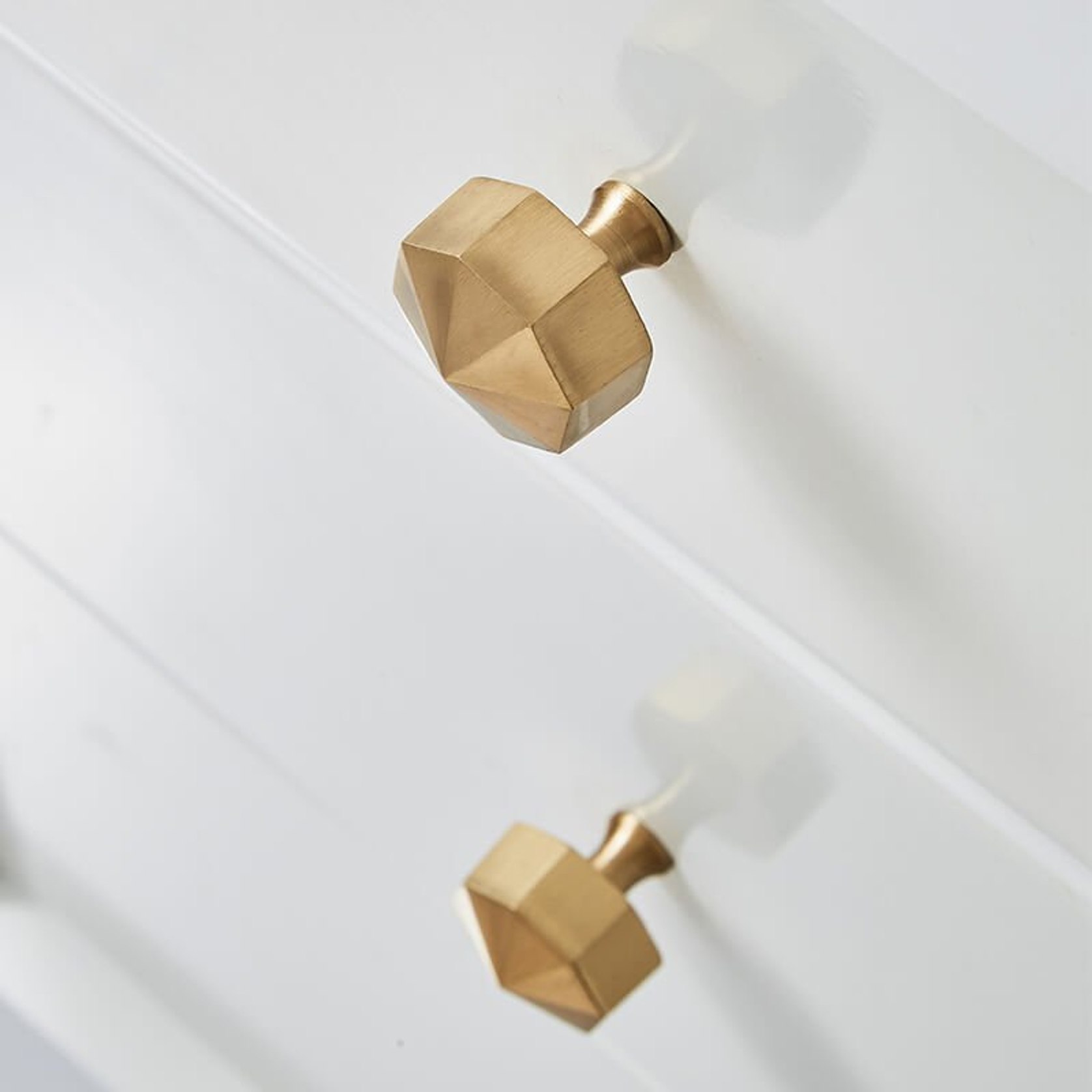 Kitchen knobs Octagon solid brass | ArchiPro AU