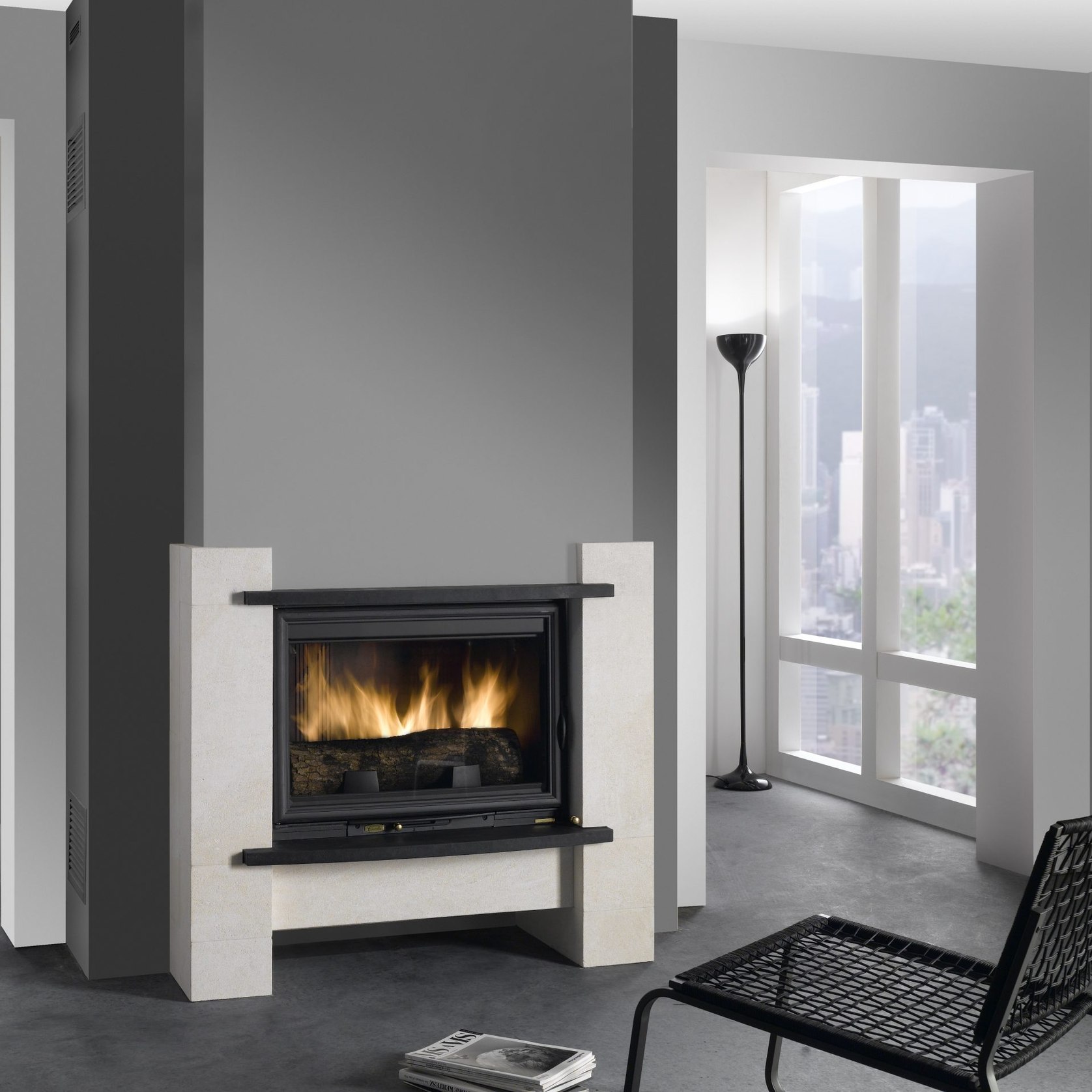 Cheminee Chazelles C800L Radiant Wood Fireplace | ArchiPro AU